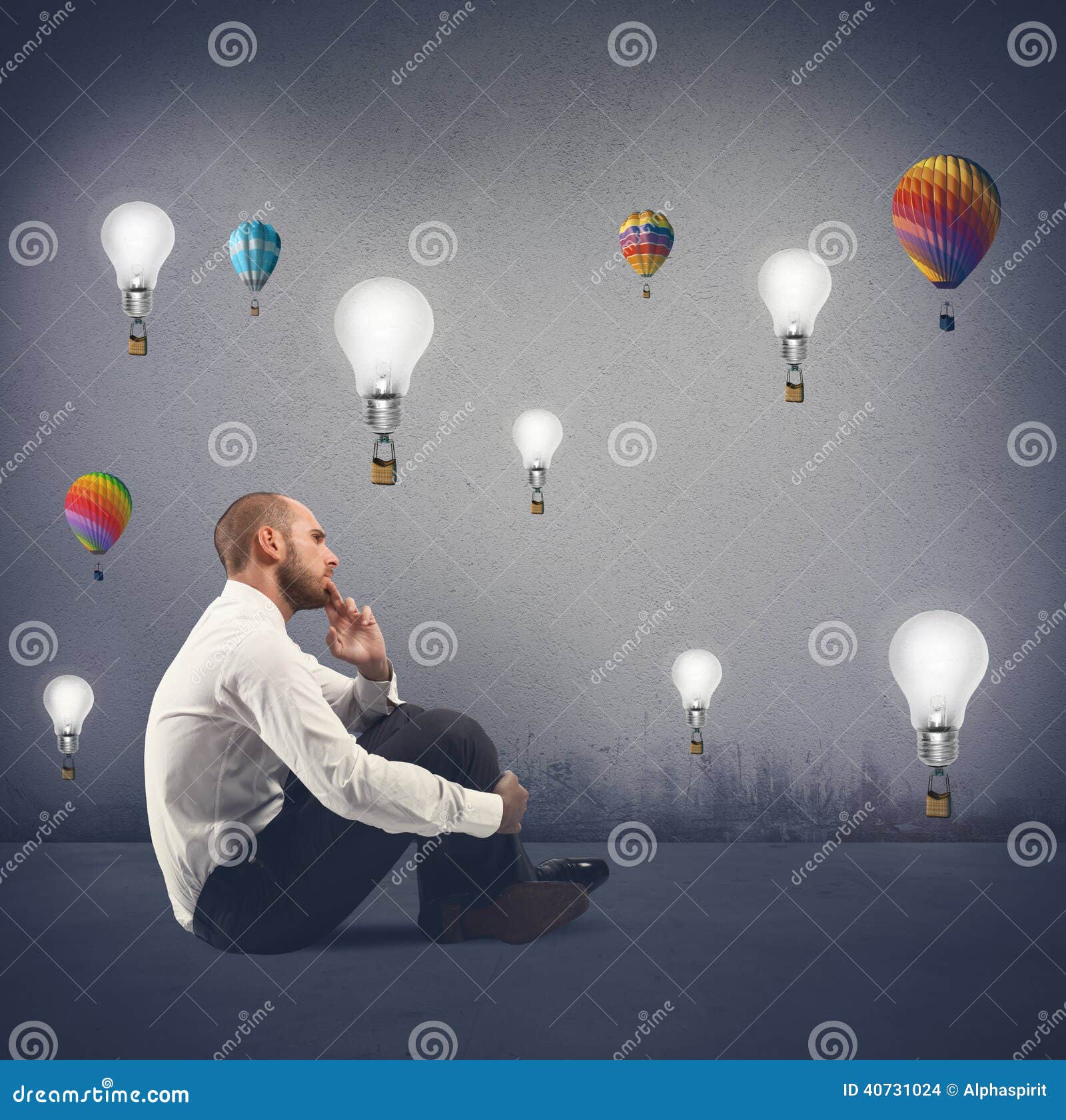 Flying idea stock photo. Image of create, horizon, creative - 40731024