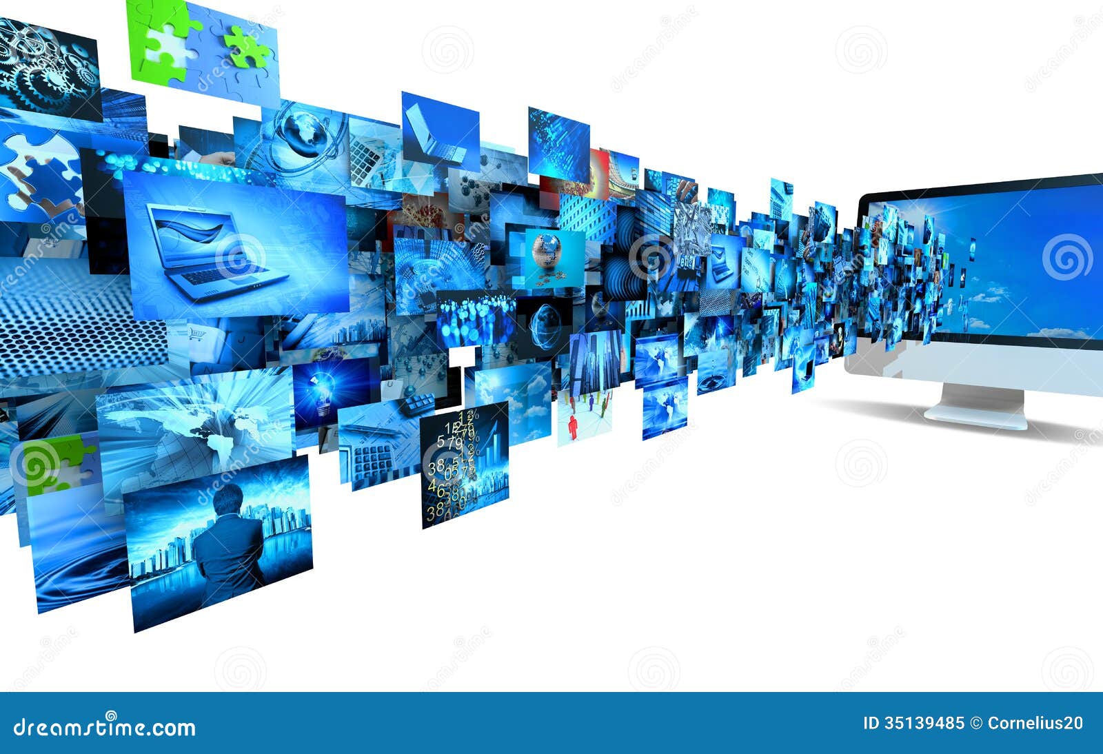 Flying images stock illustration. Illustration of dynamic - 35139485