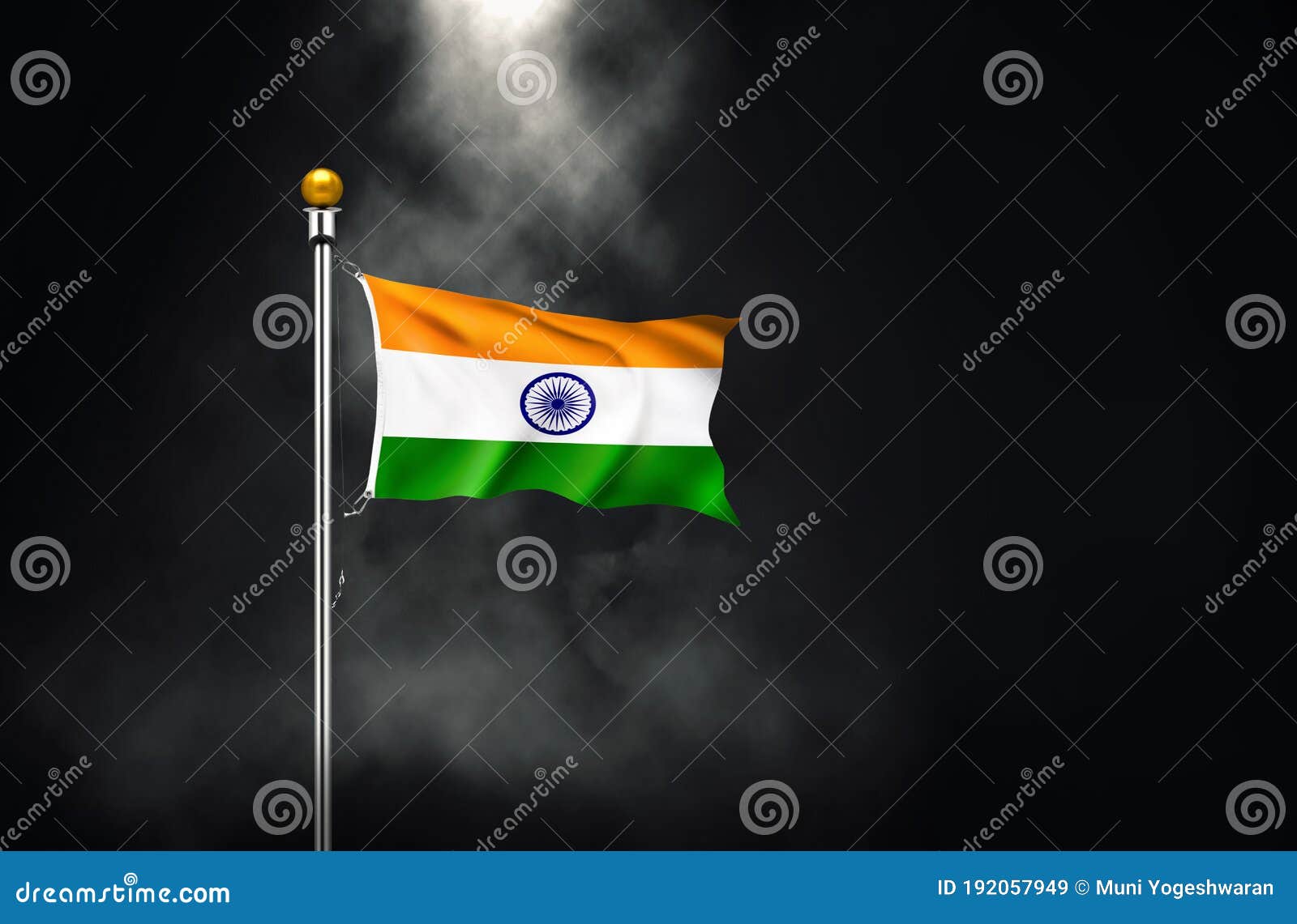 FLYING INDIA FLAG with BACKGROUND Stock Illustration - Illustration of ...