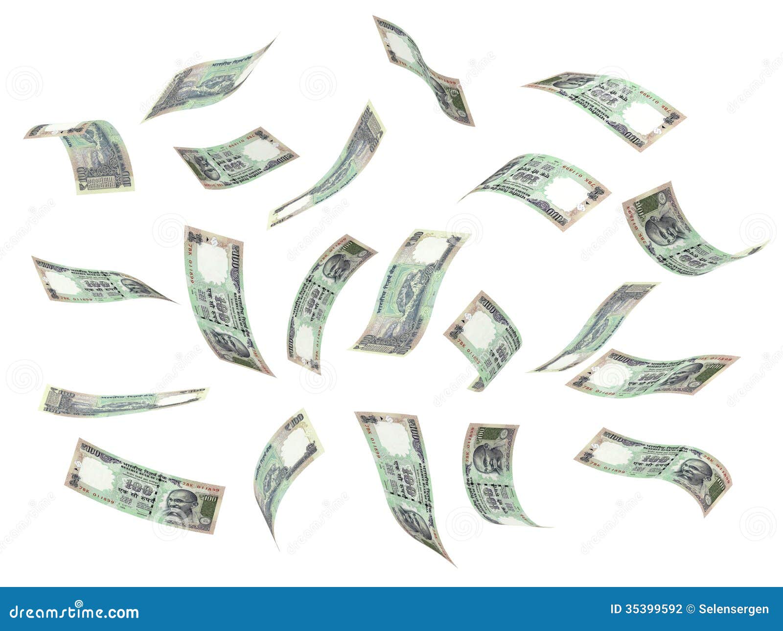 Flying Indian Rupee stock illustration. Illustration of financial ...