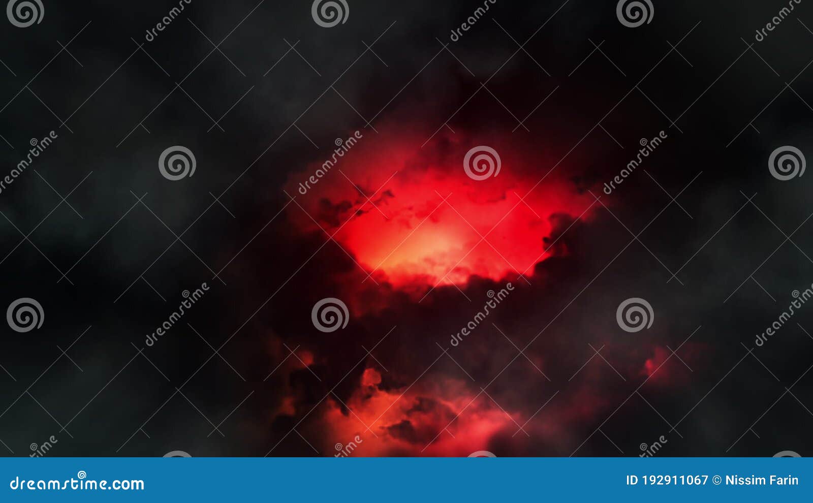 Flying Inside Epic Storm of Clouds and Lightnings Seamless Loop Stock ...