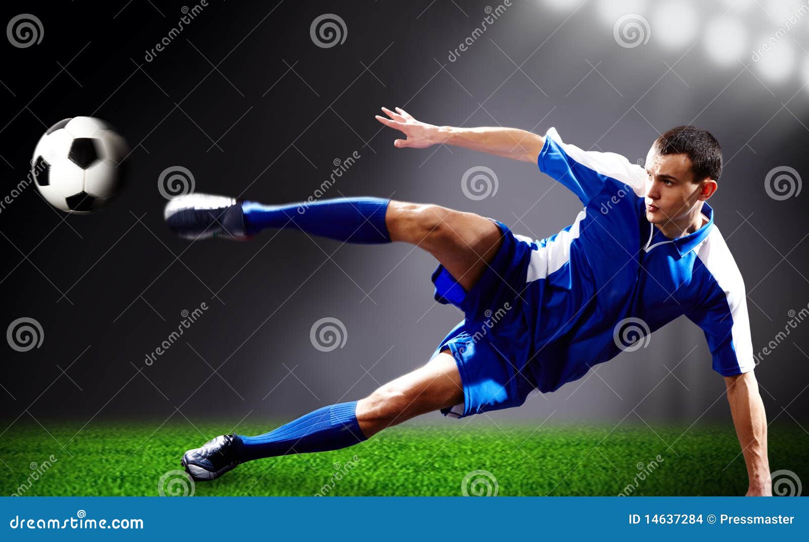 Flying kick stock photo. Image of handsome, grey, male - 14637284