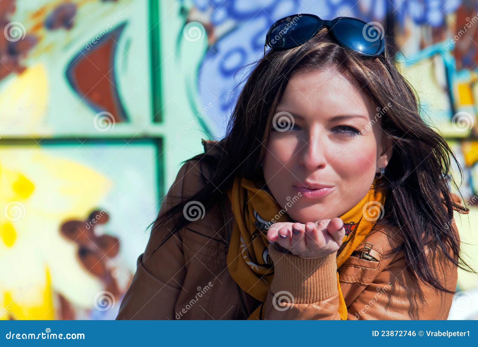 Flying Kiss Royalty Free Stock Image - Image: 23872746