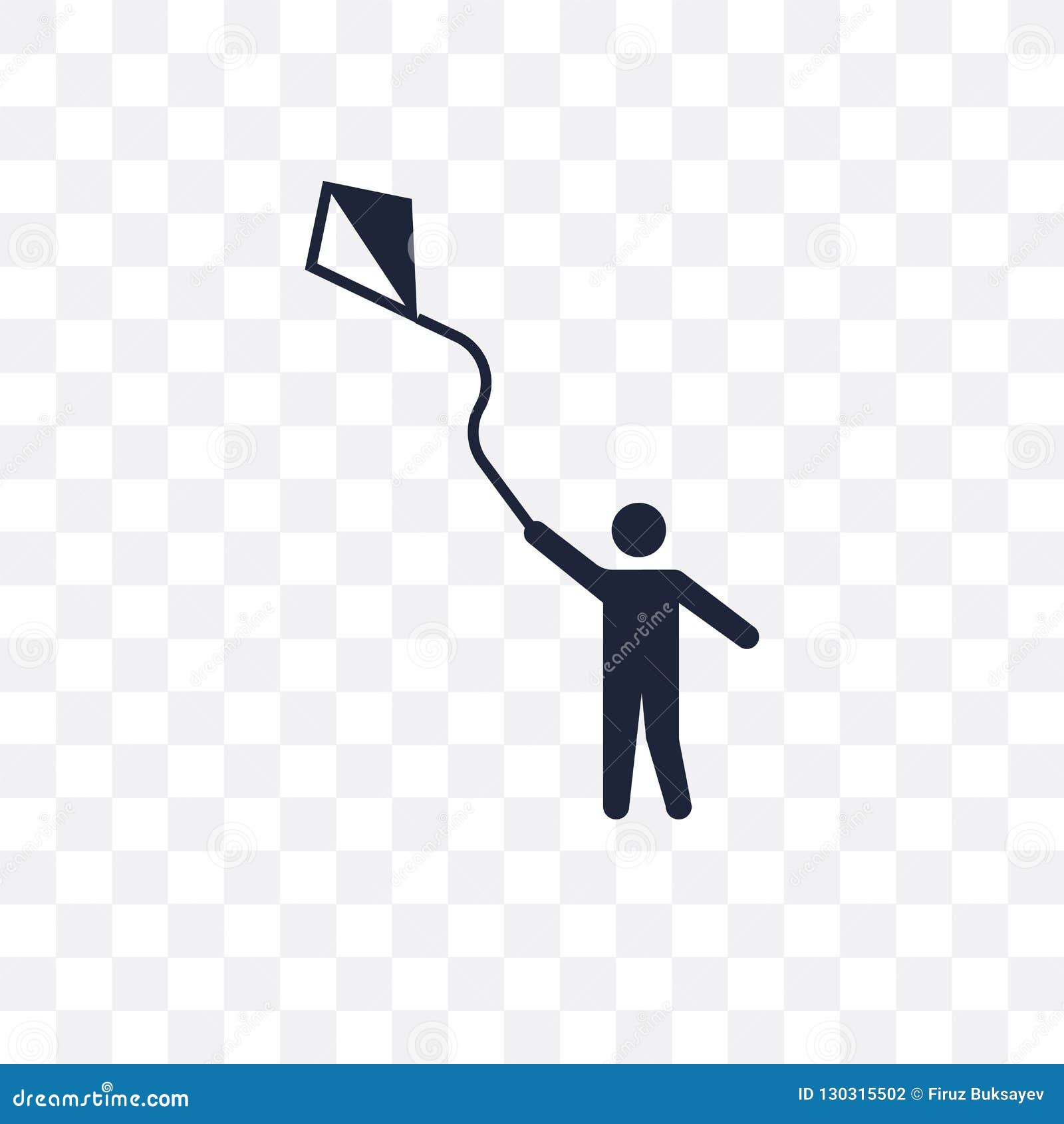 Flying a Kite Transparent Icon. Flying a Kite Symbol Design from Stock ...