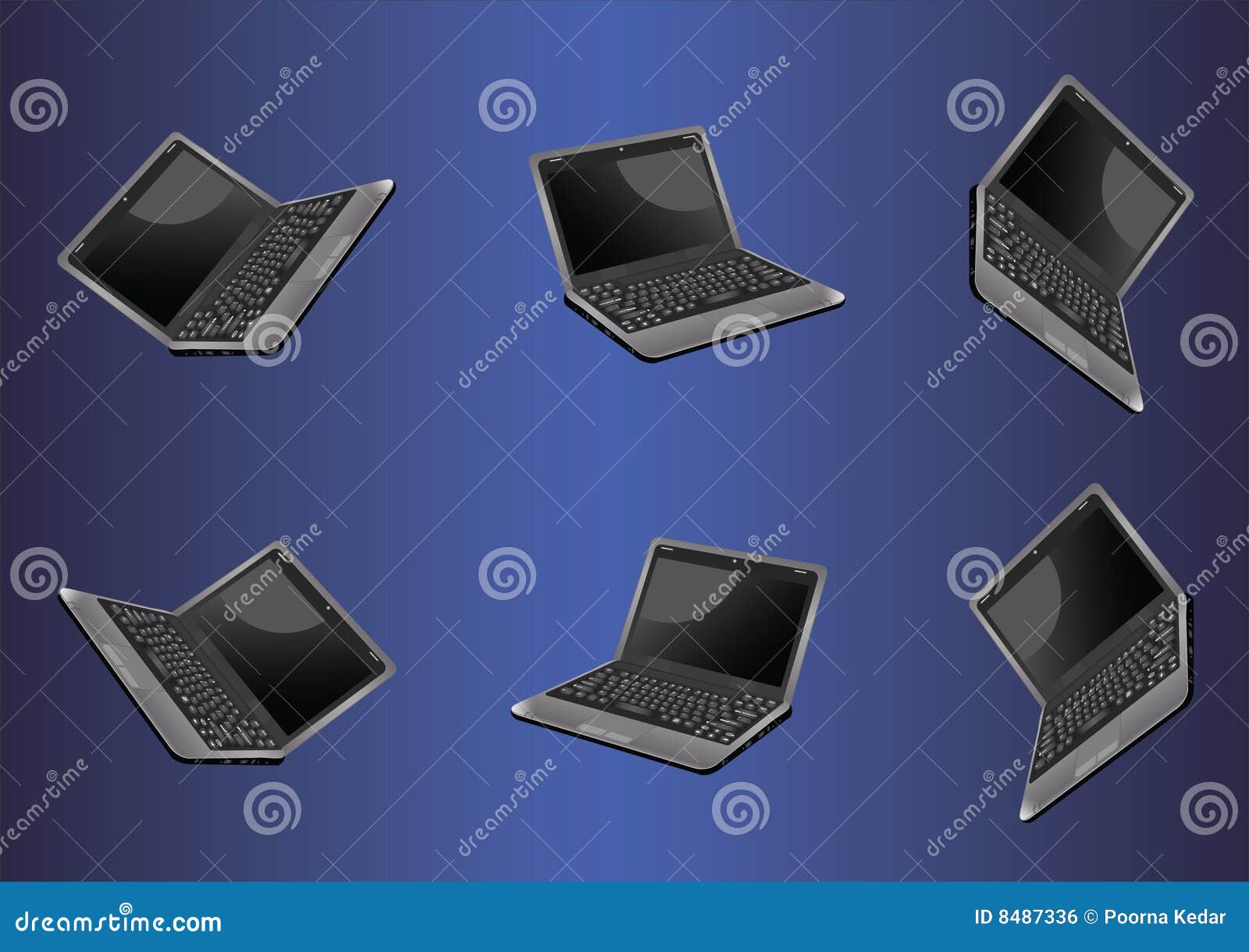 Flying Laptops Picture. Image: 8487336