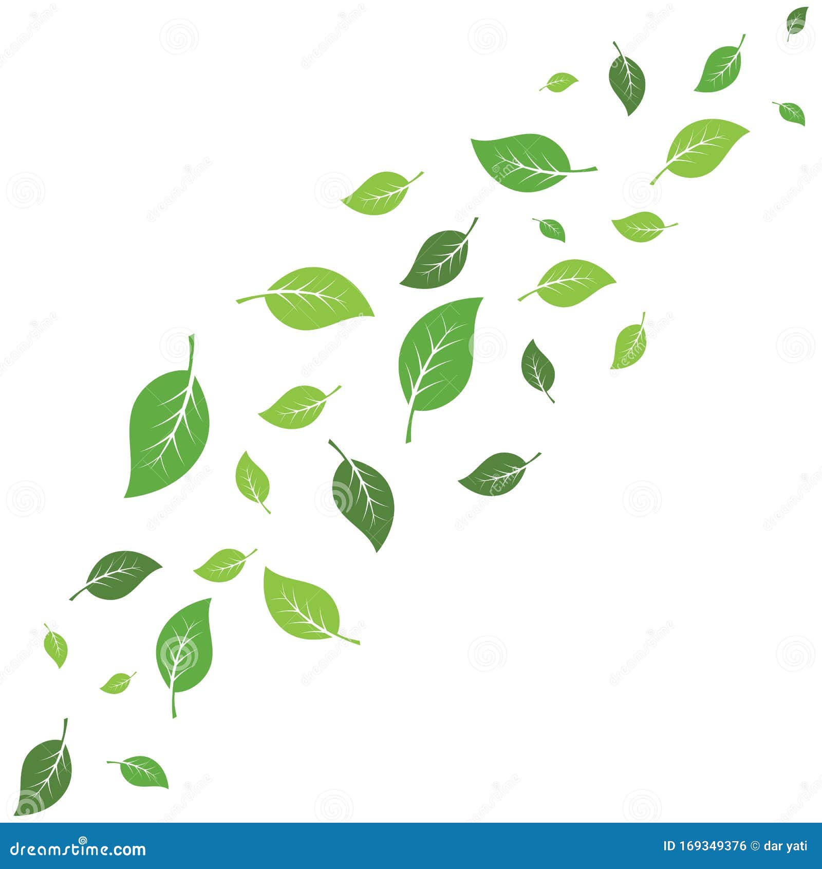 Flying Leaves Logo Vector Template.design for Stock Vector ...