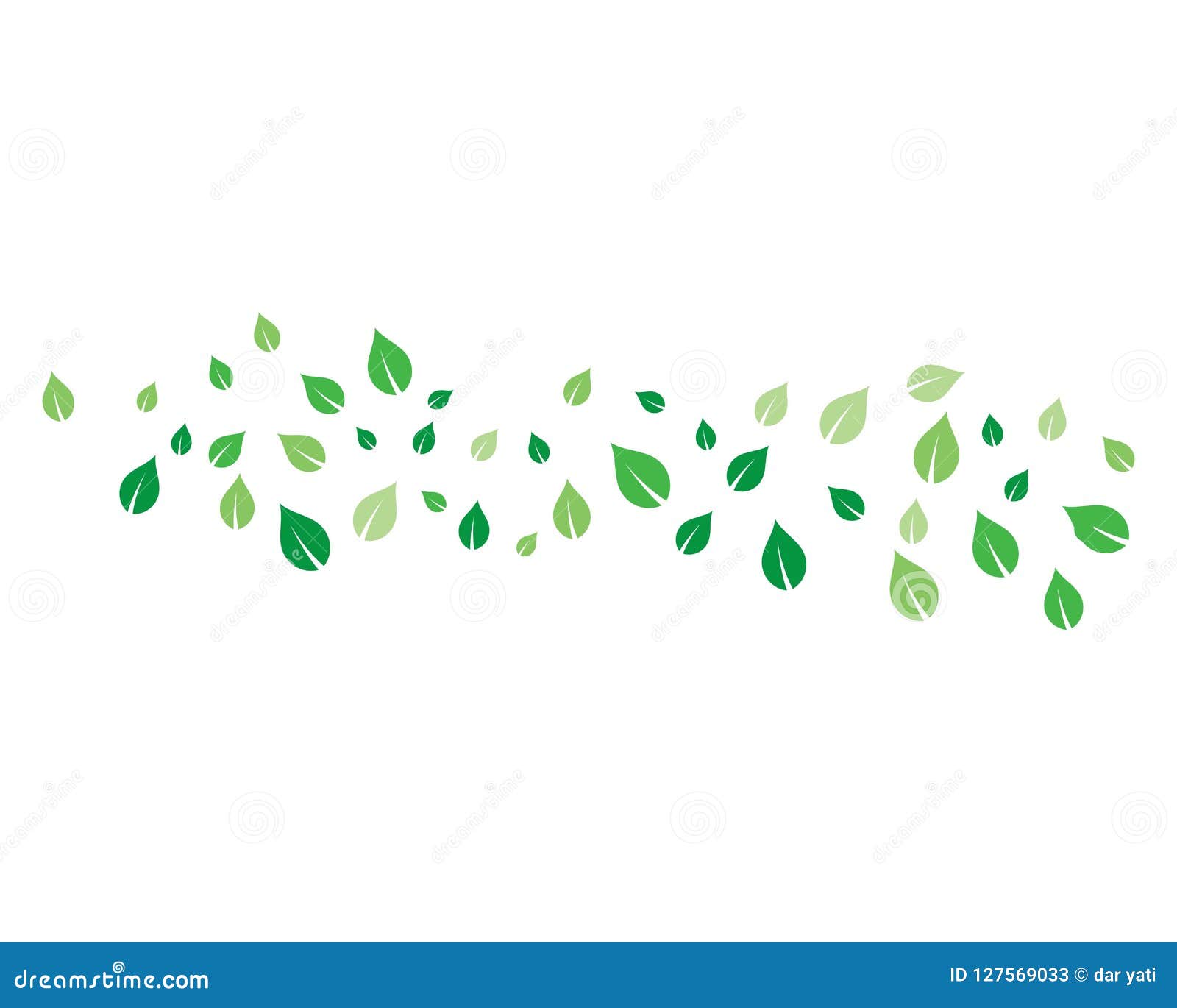 Flying leaves vector stock vector. Illustration of element - 127569033