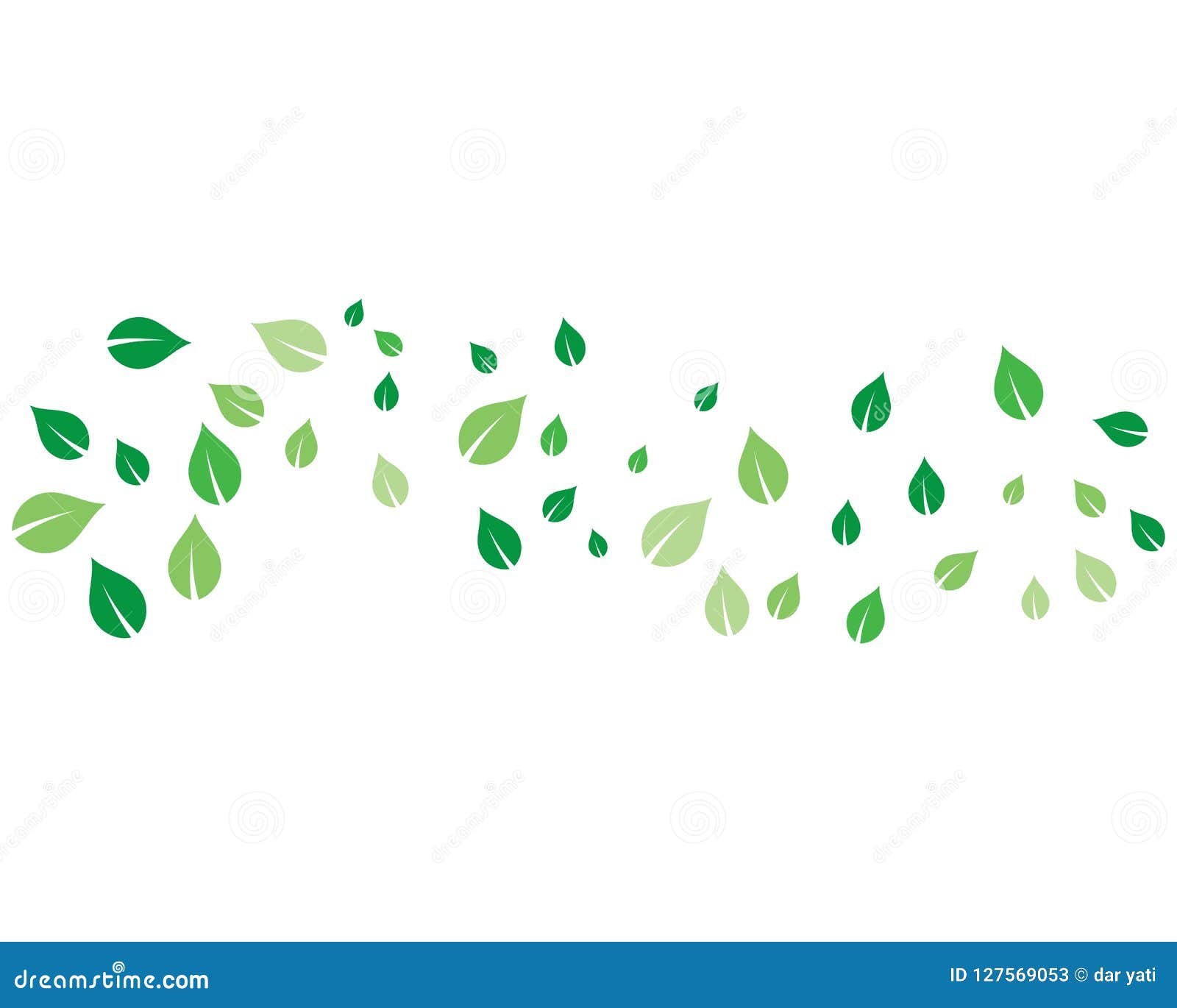 Flying leaves vector stock vector. Illustration of decoration - 127569053