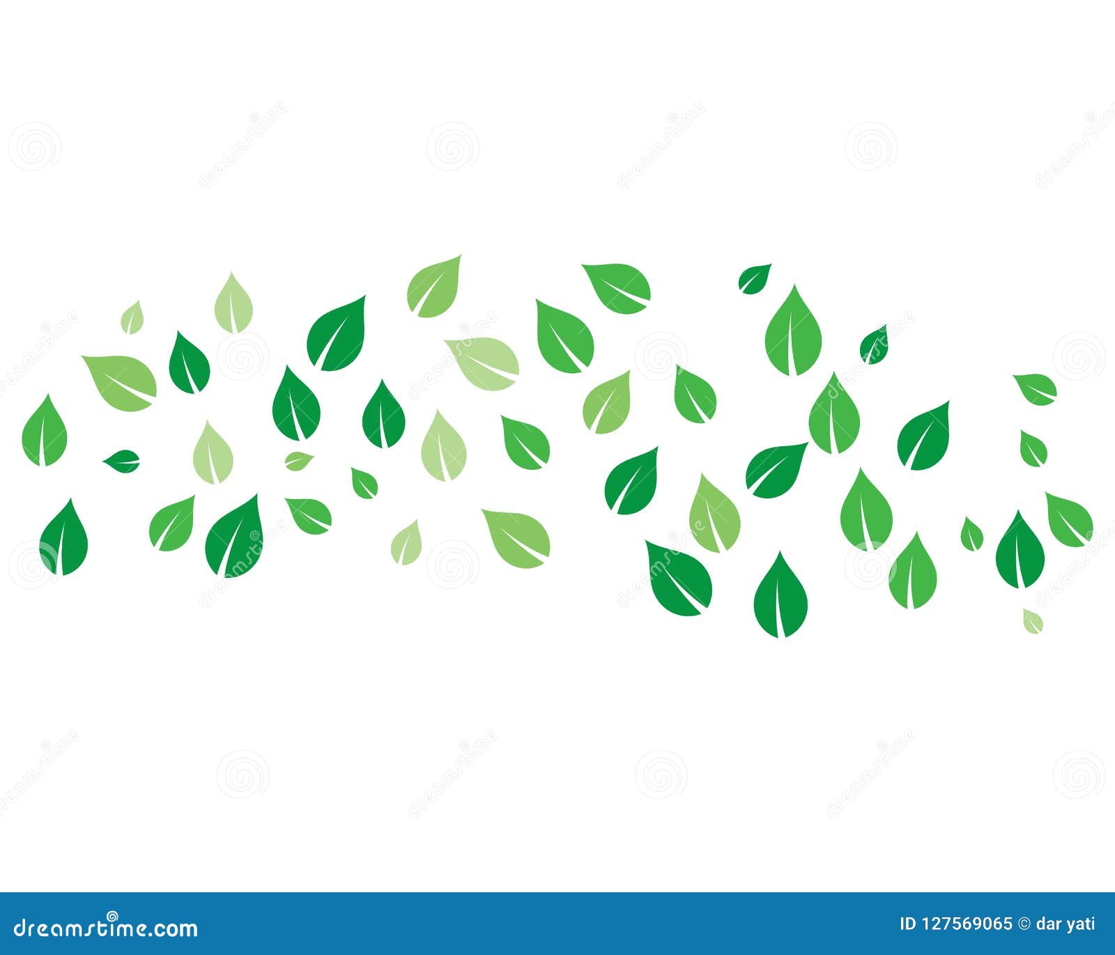 Flying leaves vector stock vector. Illustration of flying - 127569065