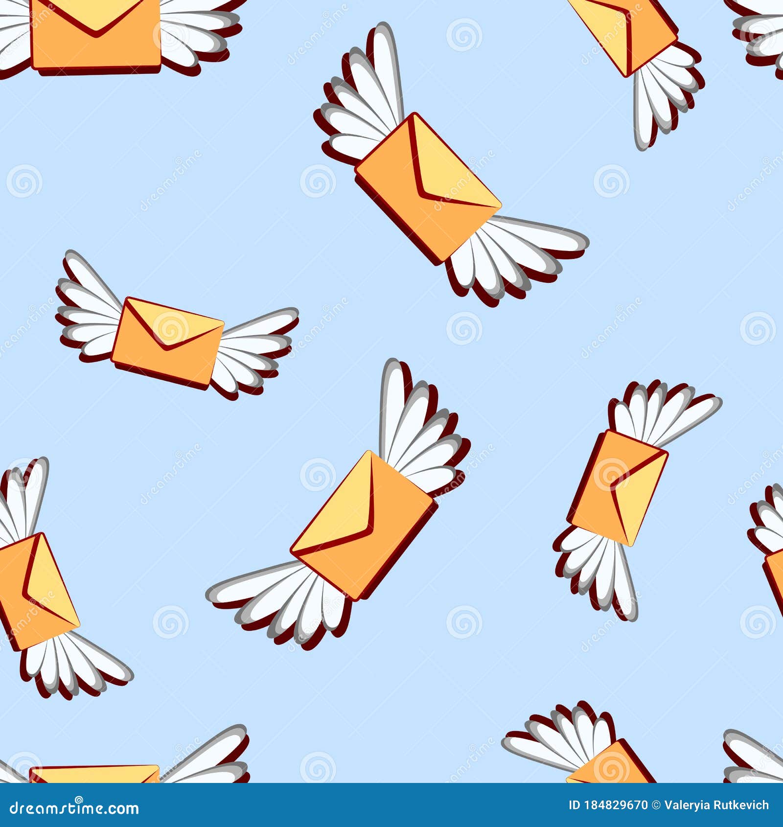 Flying letters stock vector. Illustration of feather - 184829670