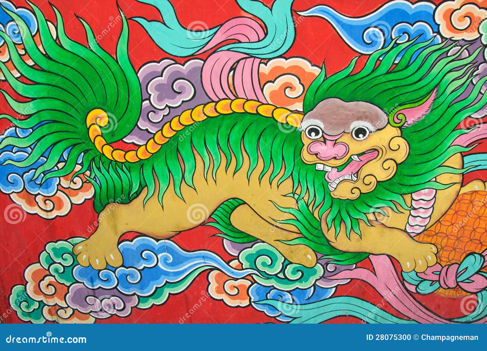 Flying Lion Logo Vector Illustration | CartoonDealer.com #162633326