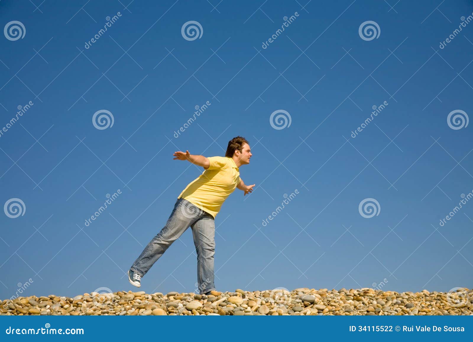 Flying stock photo. Image of energy, model, hands, emotion - 34115522