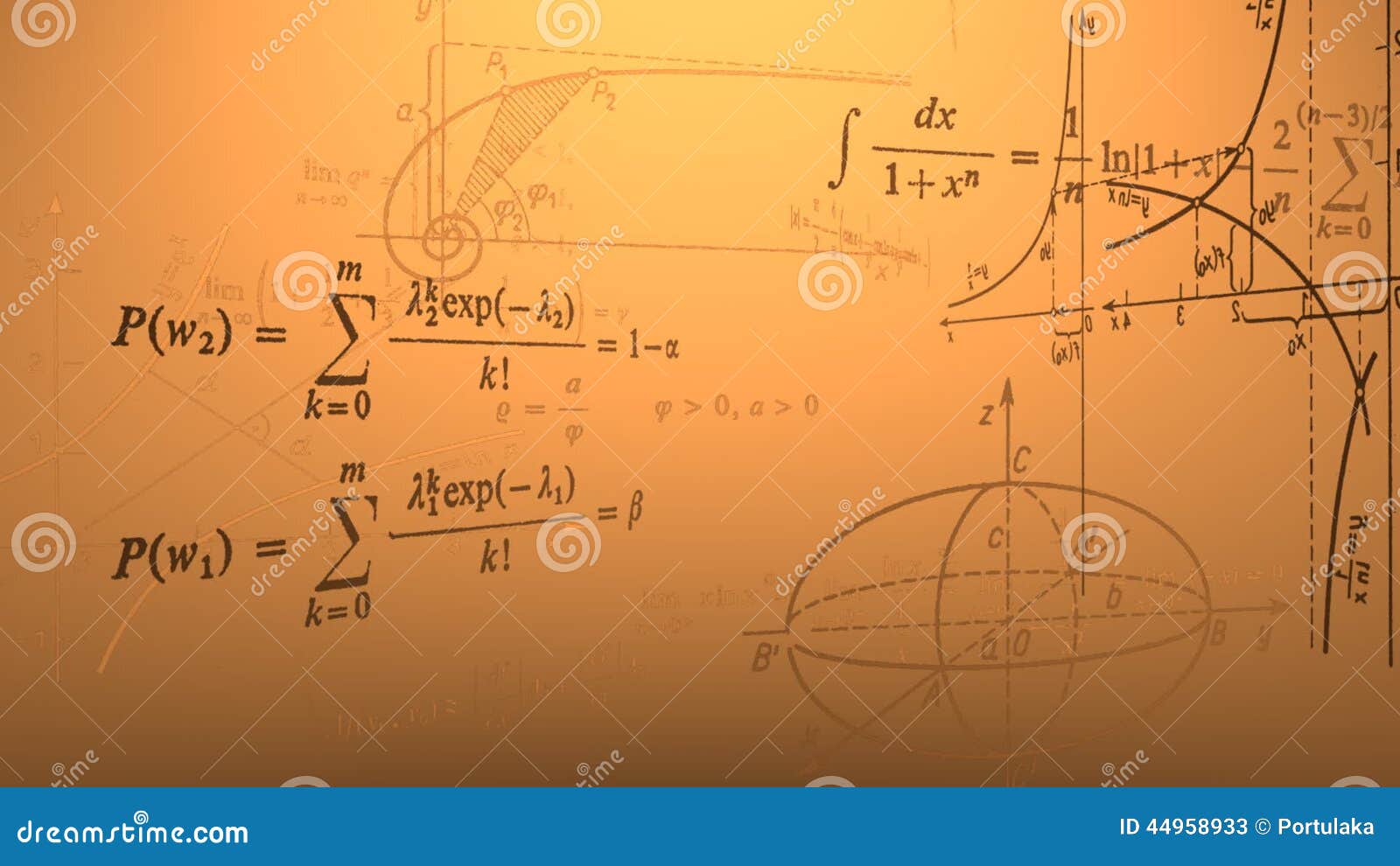 Flying Mathematical Formulas and Graphs. Loopable. Stock Video - Video ...