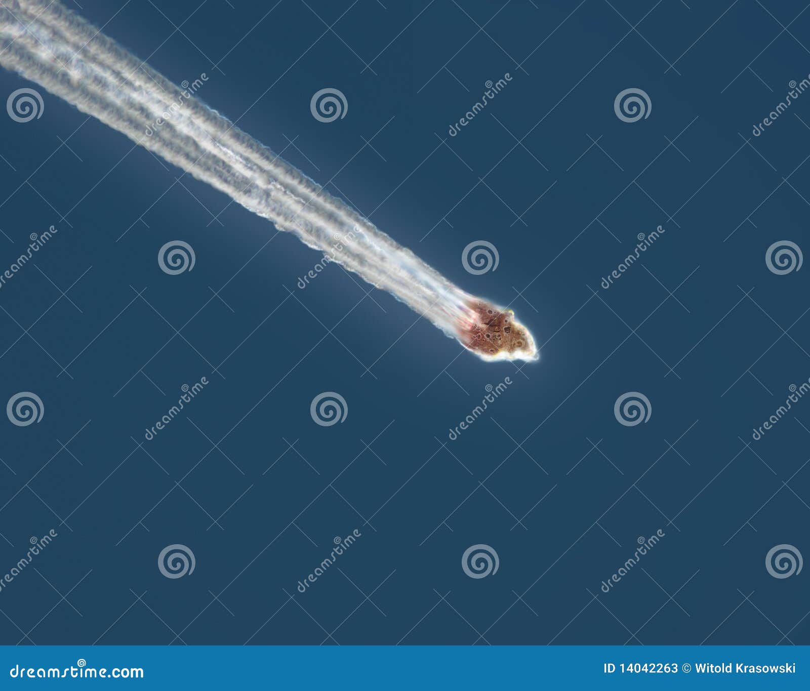 Flying meteor stock image. Image of atmosphere, danger - 14042263