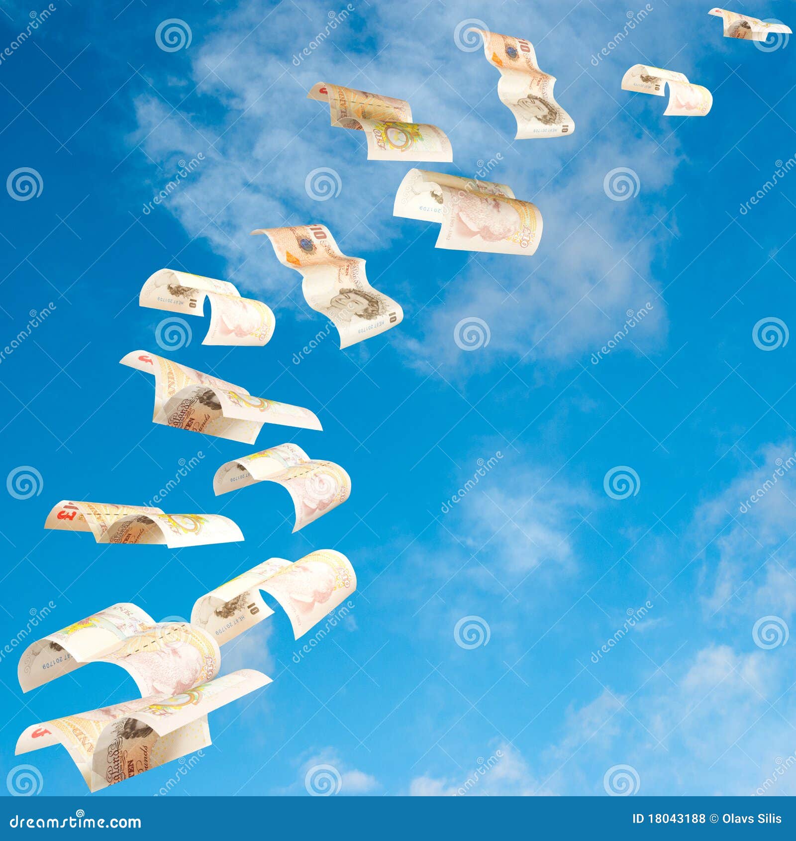 Flying money editorial stock photo. Image of loss, spending - 18043188