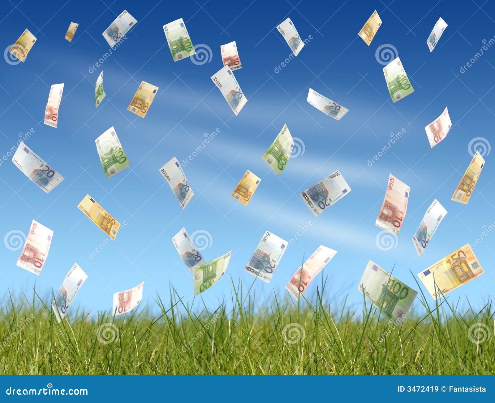 Flying money stock image. Image of exchange, cash, finances - 3472419