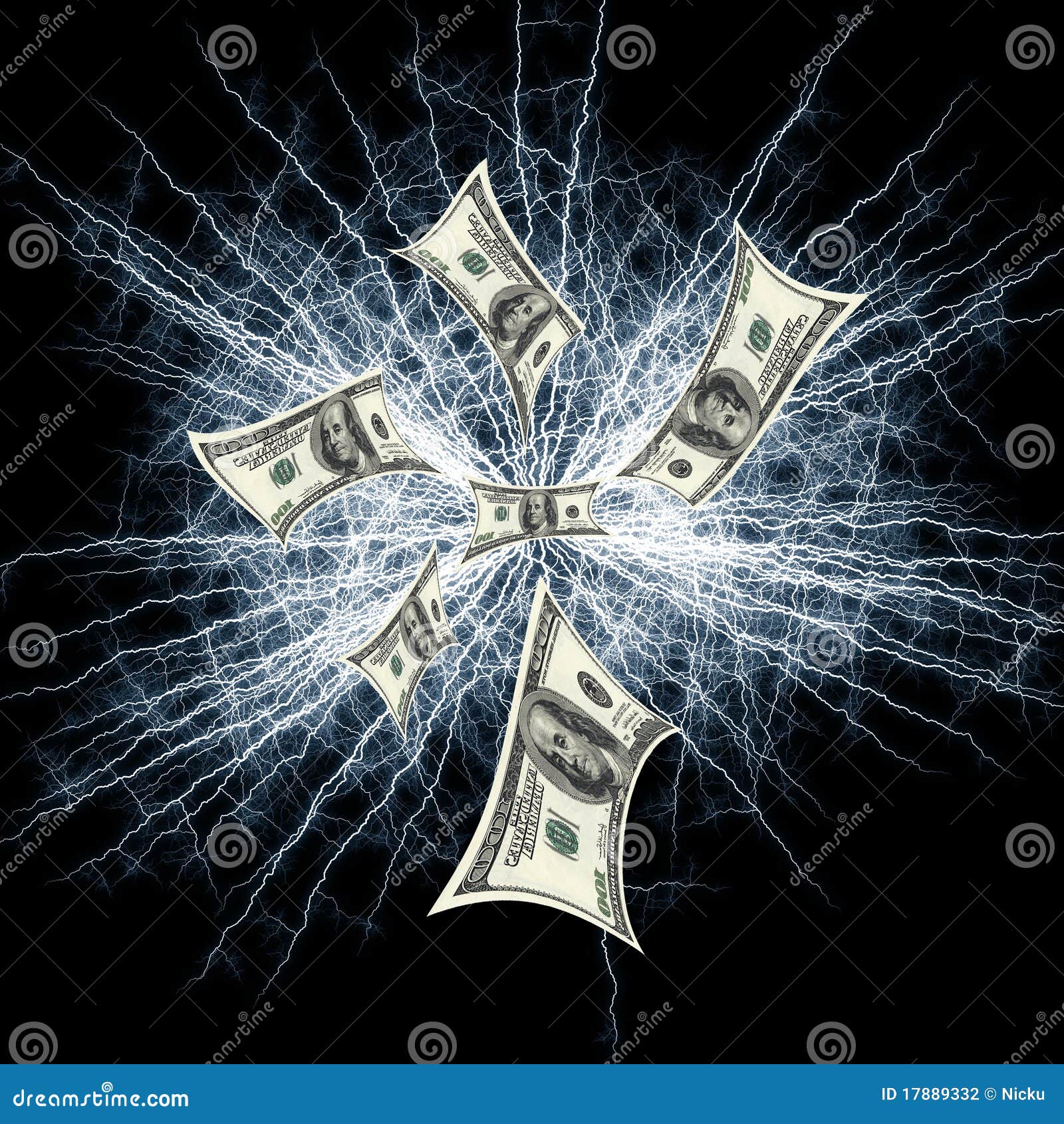 Flying money background stock illustration. Illustration of background ...