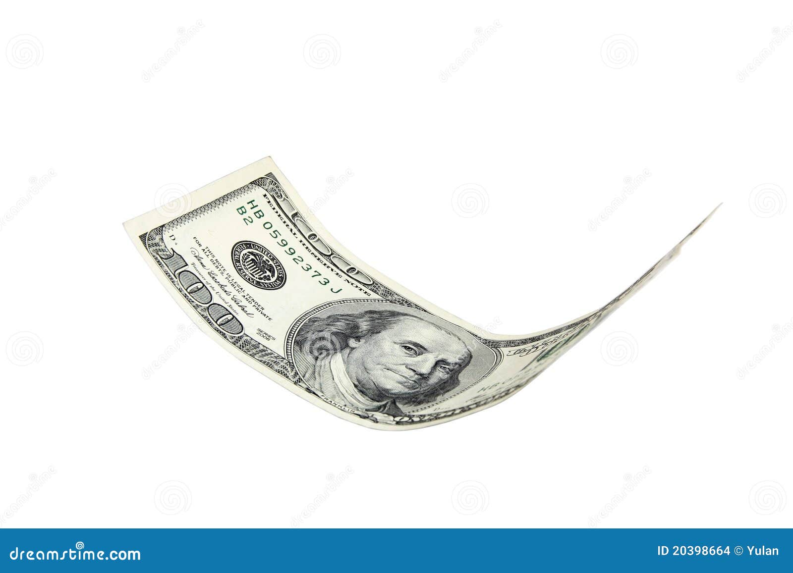 Flying Money Note, Us Dollar, Stock Photo - Image of american, curvy ...