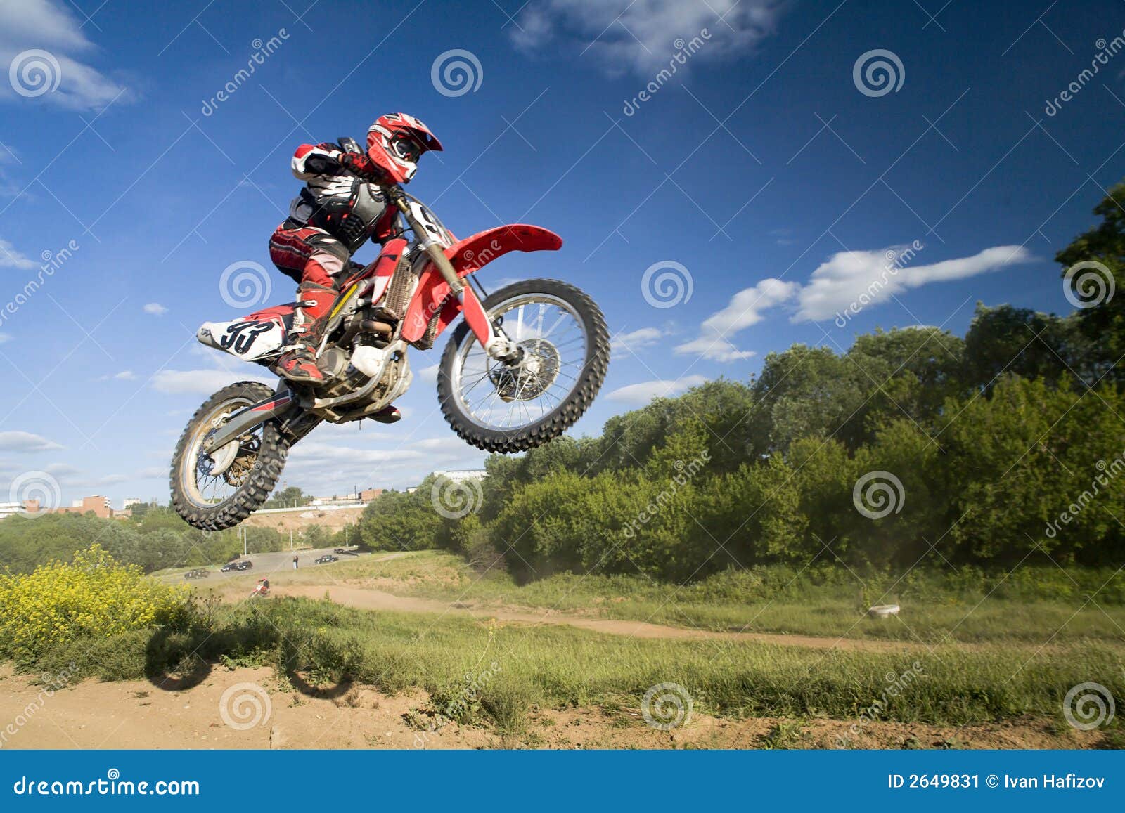 Flying moto stock image. Image of cross, motox, hanging - 2649831