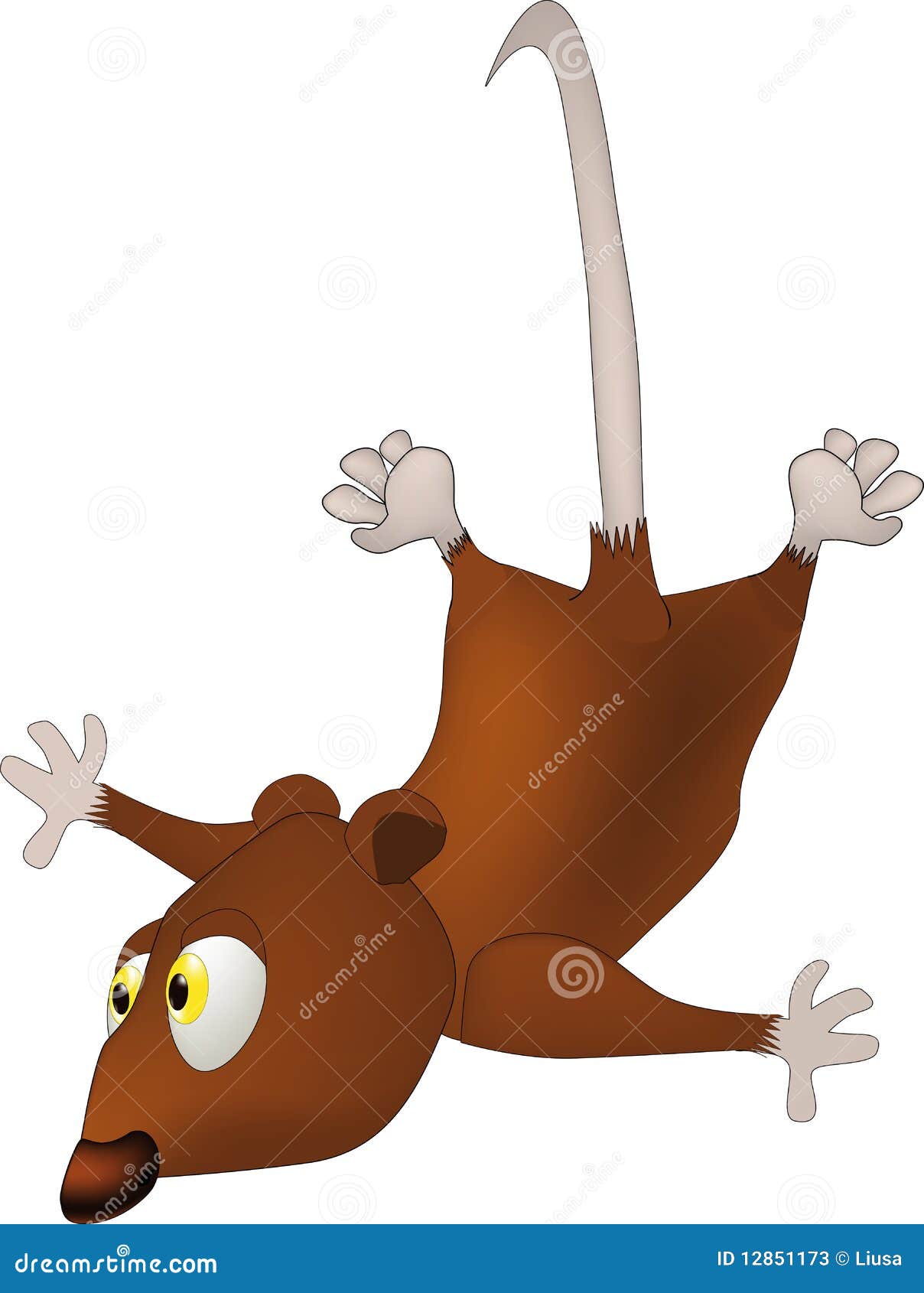 Flying mouse stock vector. Illustration of closeup, flock - 12851173