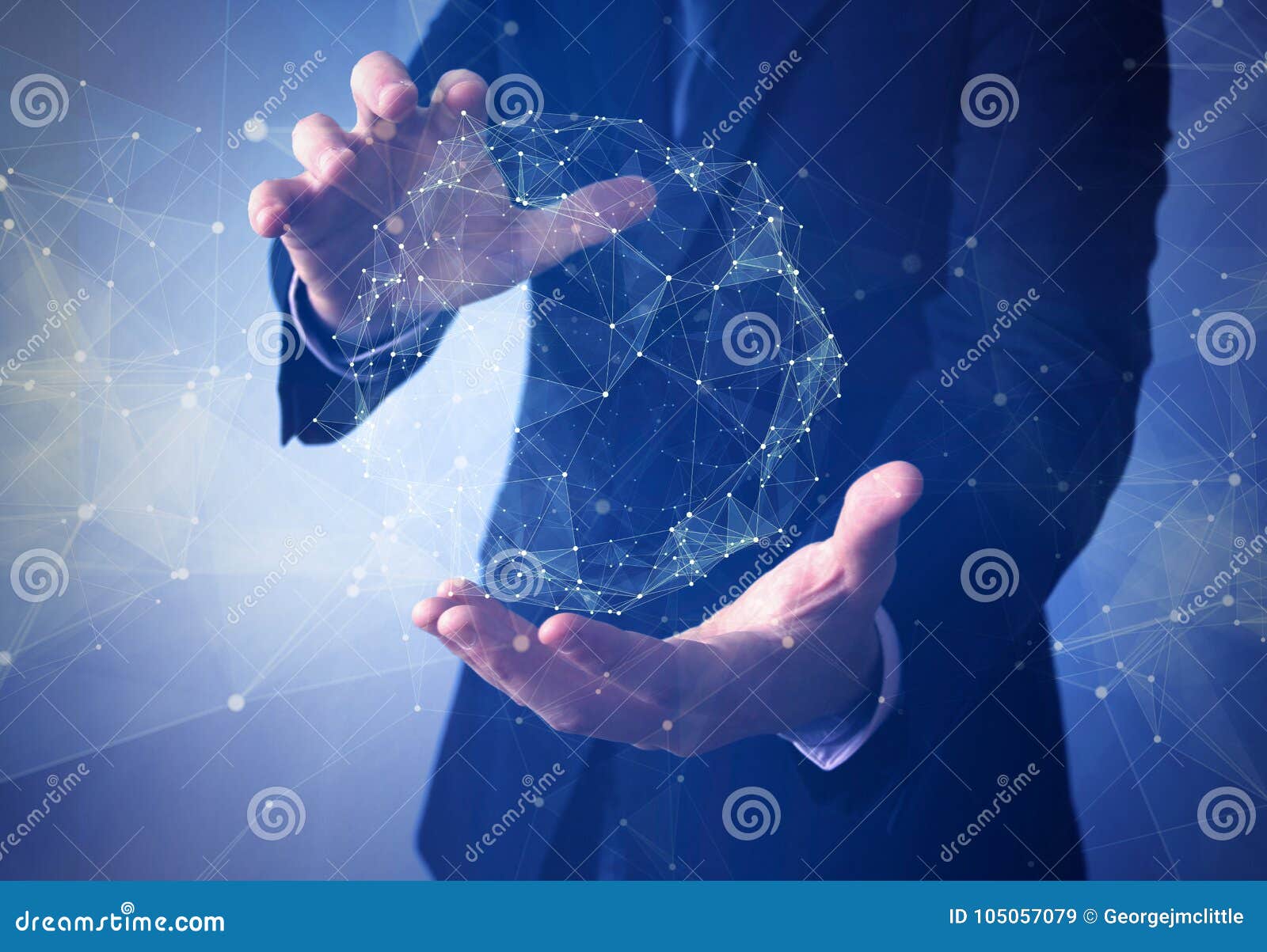 Flying network concept stock image. Image of science - 105057079