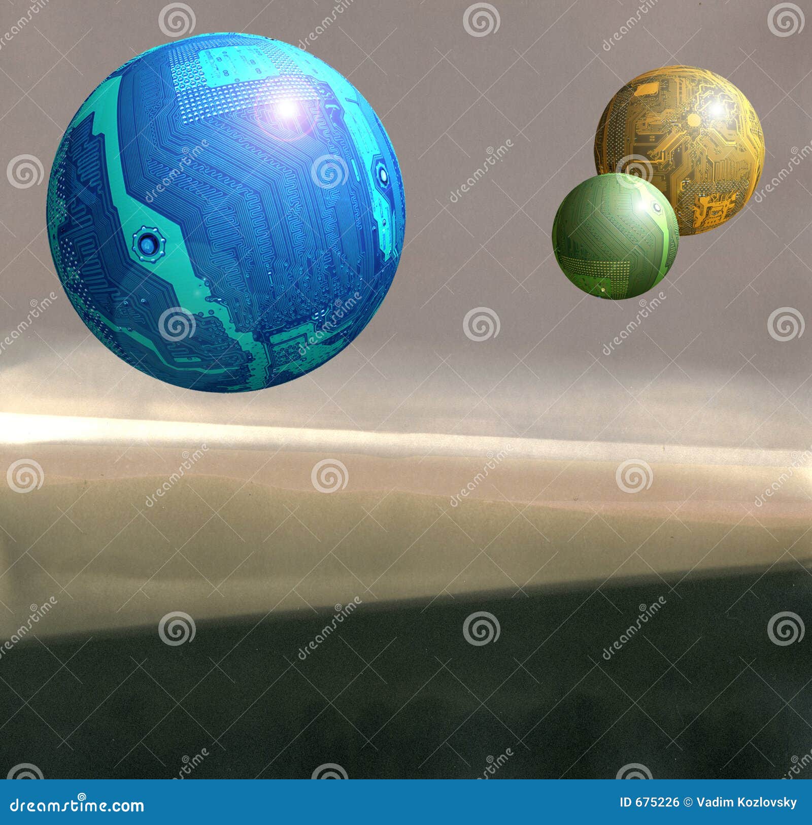 Flying objects stock illustration. Illustration of black - 675226