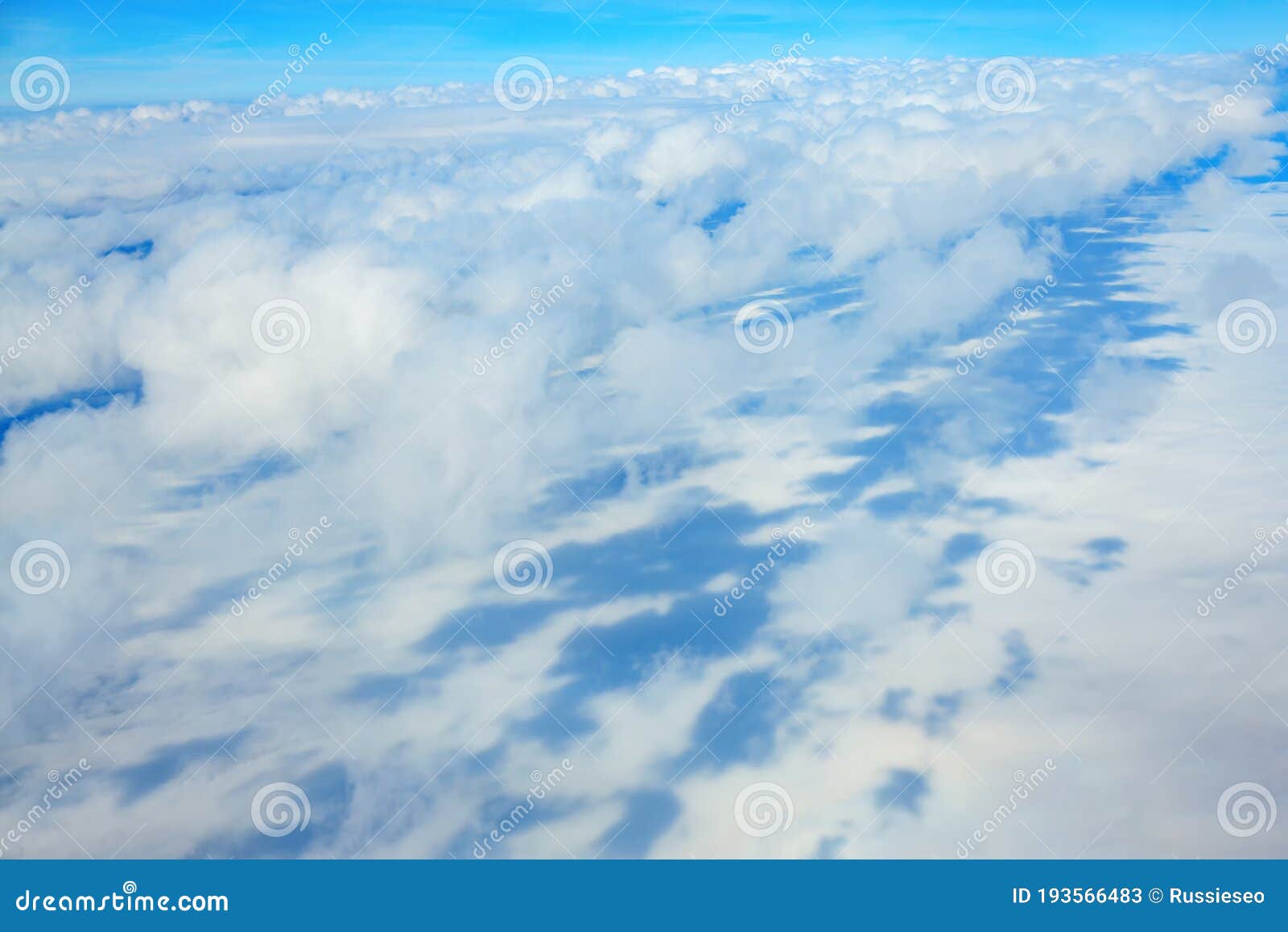 Flying over the Earth stock image. Image of heaven, clouds - 193566483
