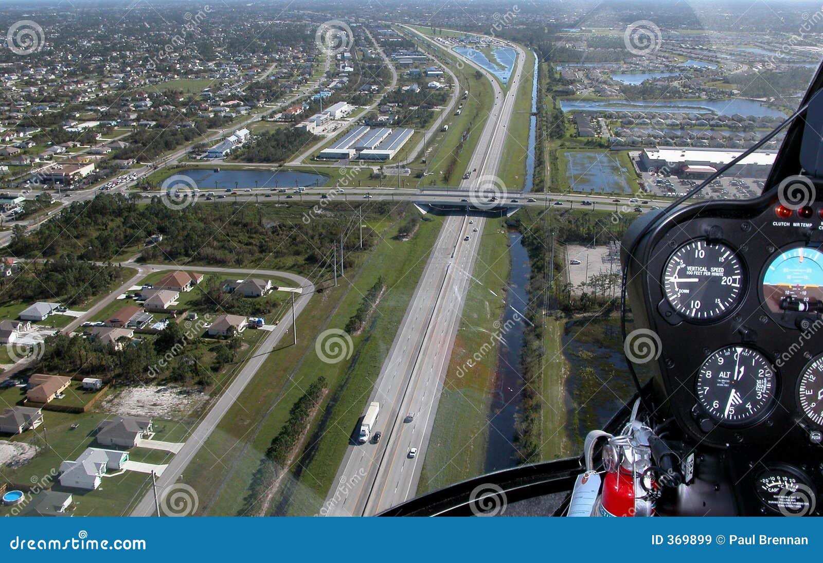 Flying Over the Florida Turnpike Stock Image - Image of airplanes ...