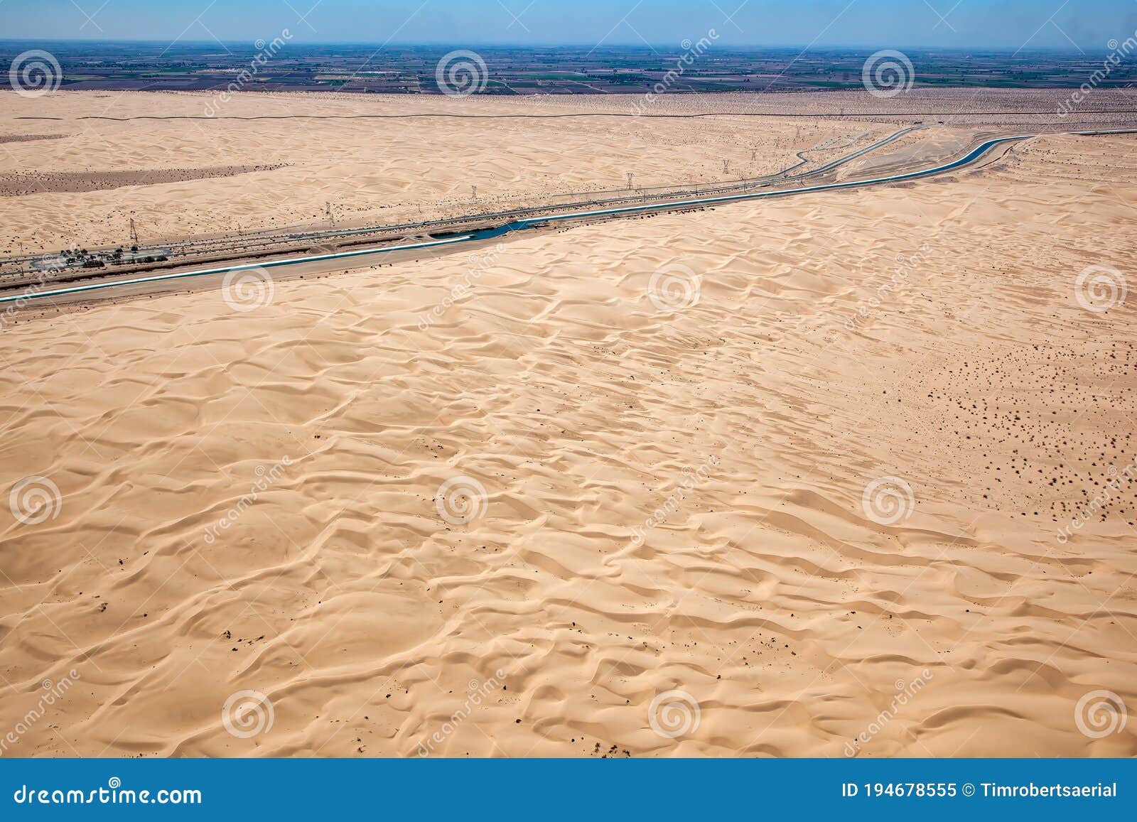 Flying Over the Imperial Sand Dunes Stock Image - Image of mexico ...