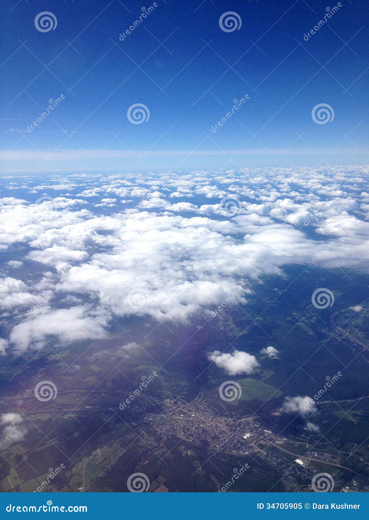 Flying Over Land View stock image. Image of view, aerospace - 34705905