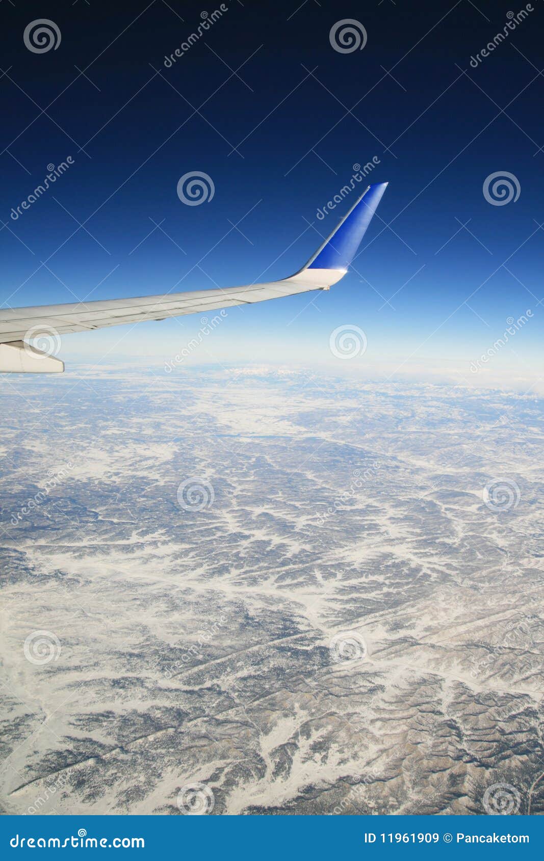 Flying over mountains stock image. Image of winter, horizon - 11961909