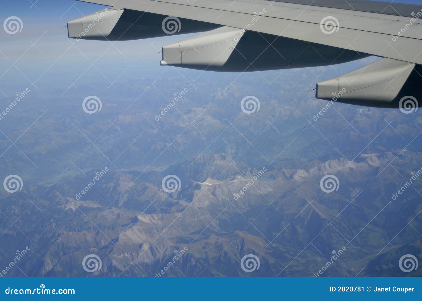 Flying Over Mountains stock image. Image of altitude, traveling - 2020781