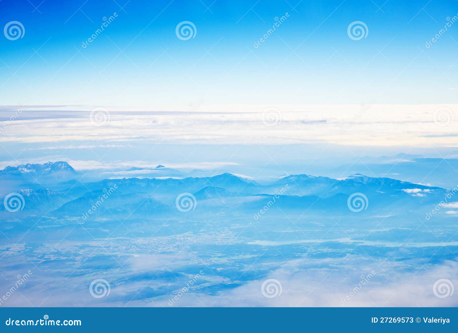 Flying over the mountains stock image. Image of flight - 27269573