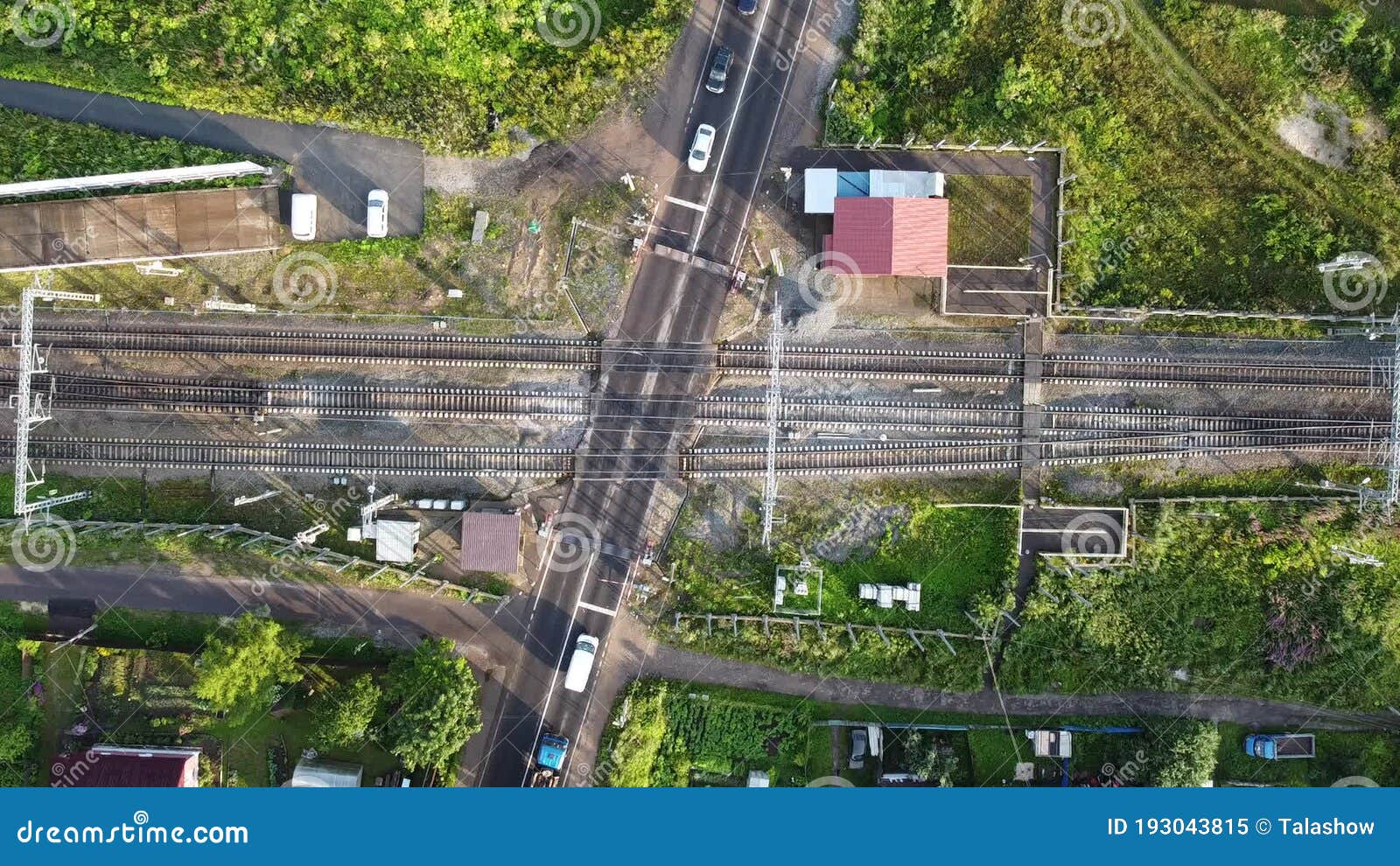 Flying Over Railway Tracks, Stock Video - Video of rail, line: 193043815