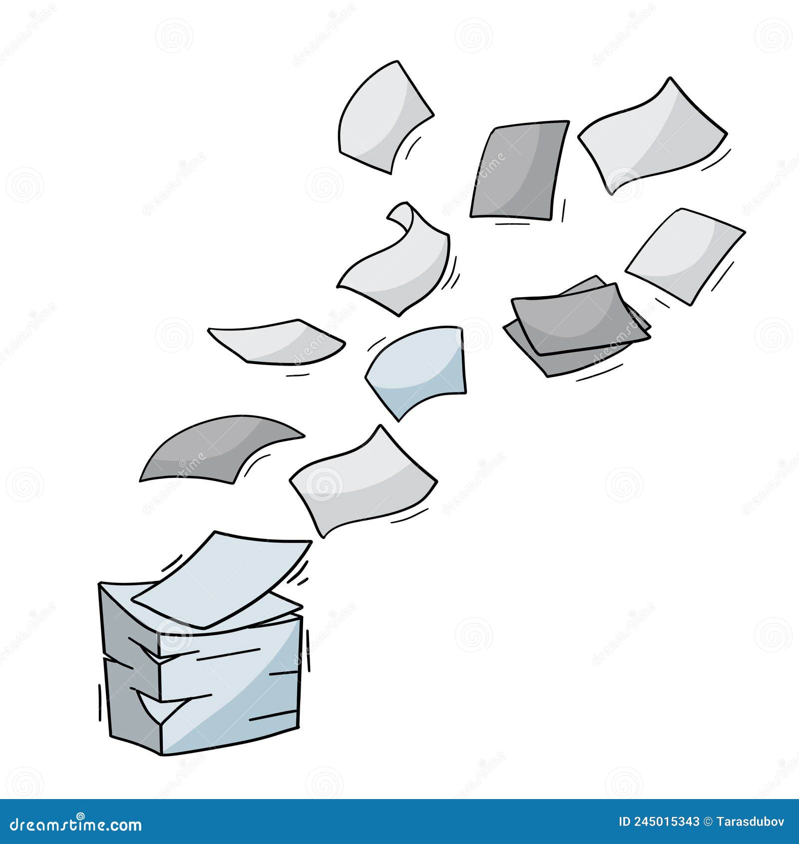 Windy Day Trash Cans And Cloud Blowing Wind Cartoon Vector ...