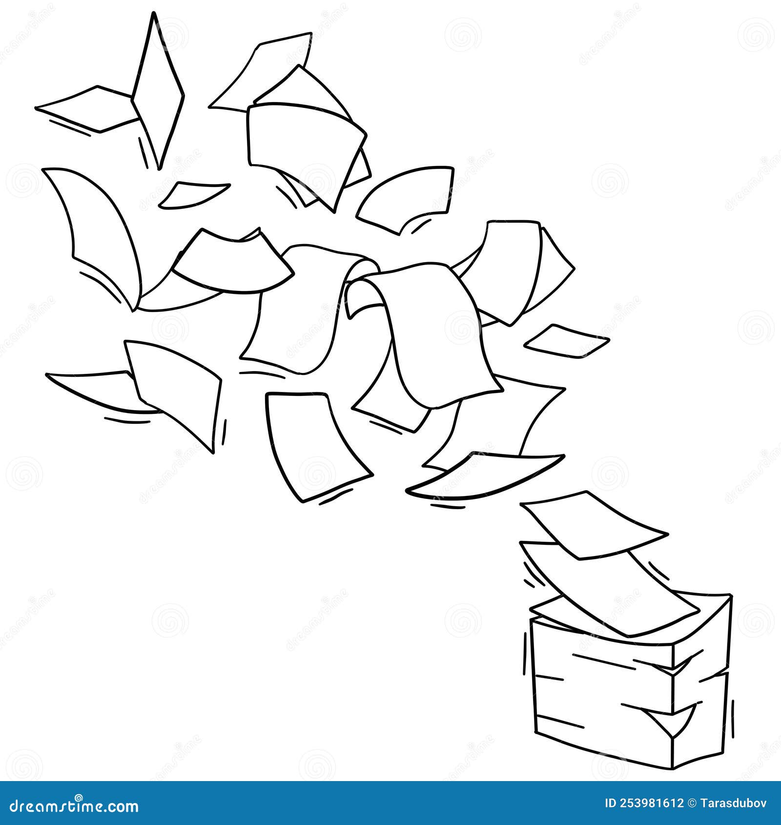 Windy Day Trash Cans And Cloud Blowing Wind Cartoon Vector ...