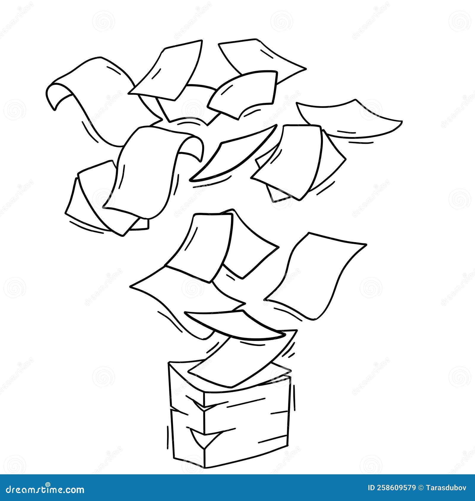 Windy Day Trash Cans And Cloud Blowing Wind Cartoon Vector ...