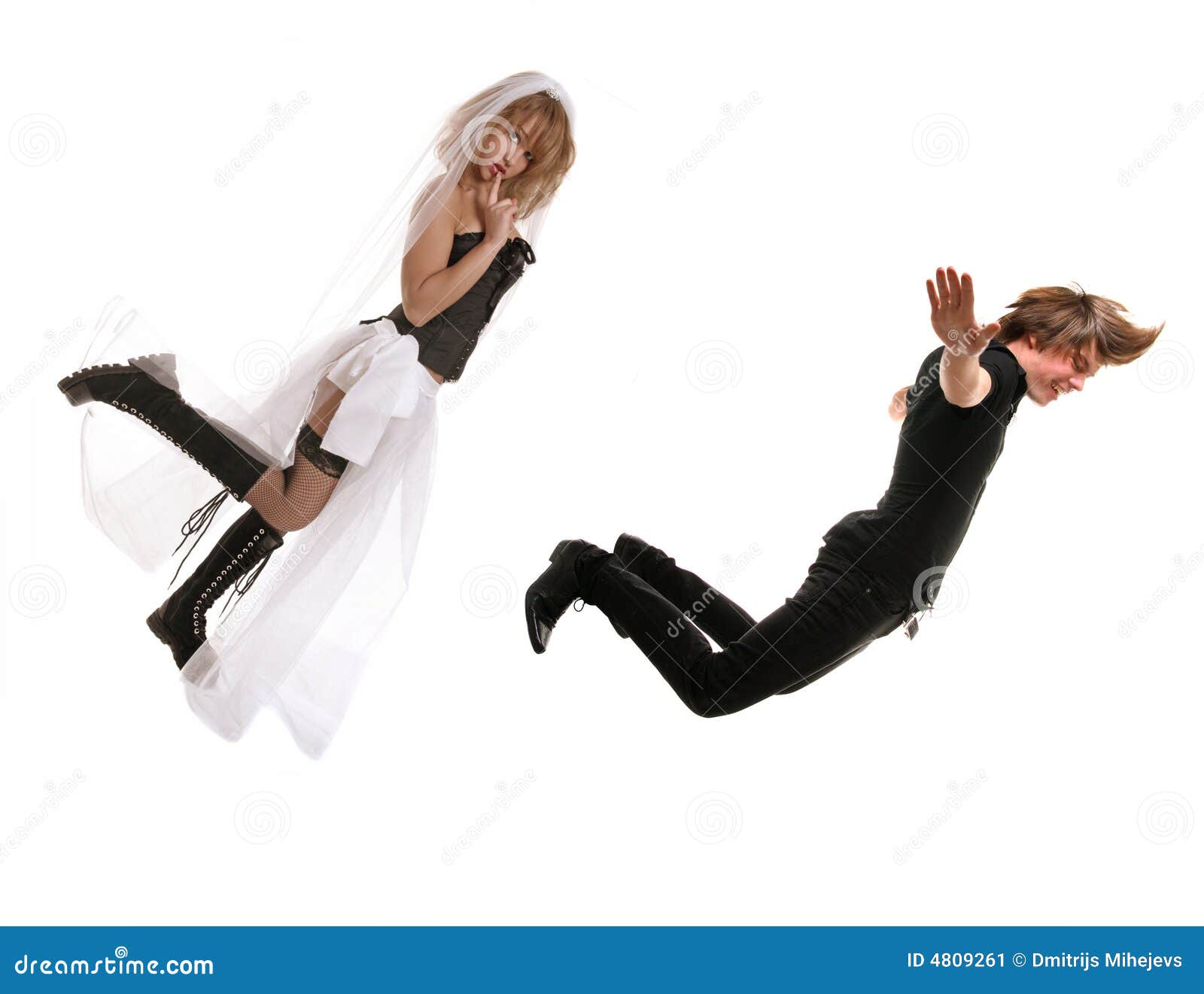 Flying people stock image. Image of copy, marry, cheerful - 4809261