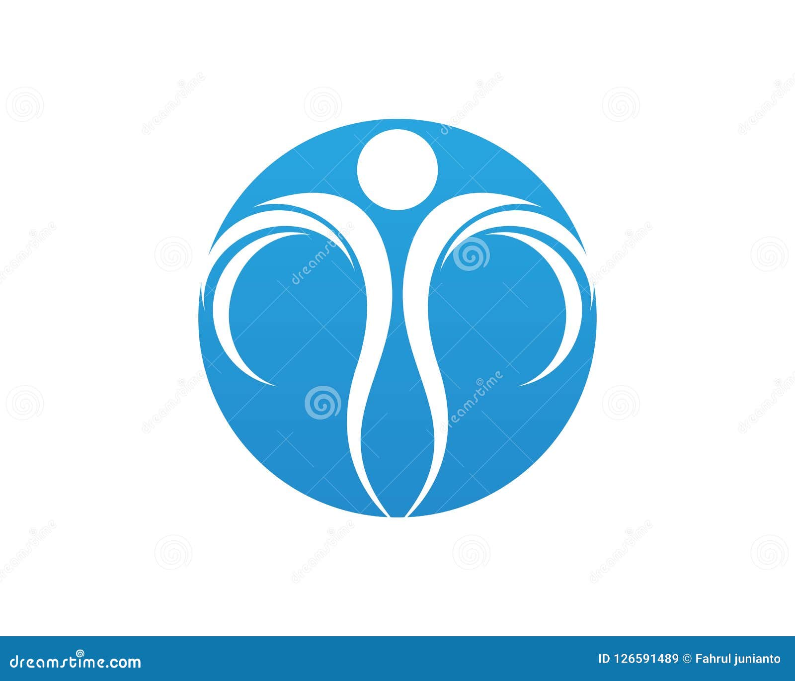 Flying People Logo Design Template Stock Vector - Illustration of idea ...