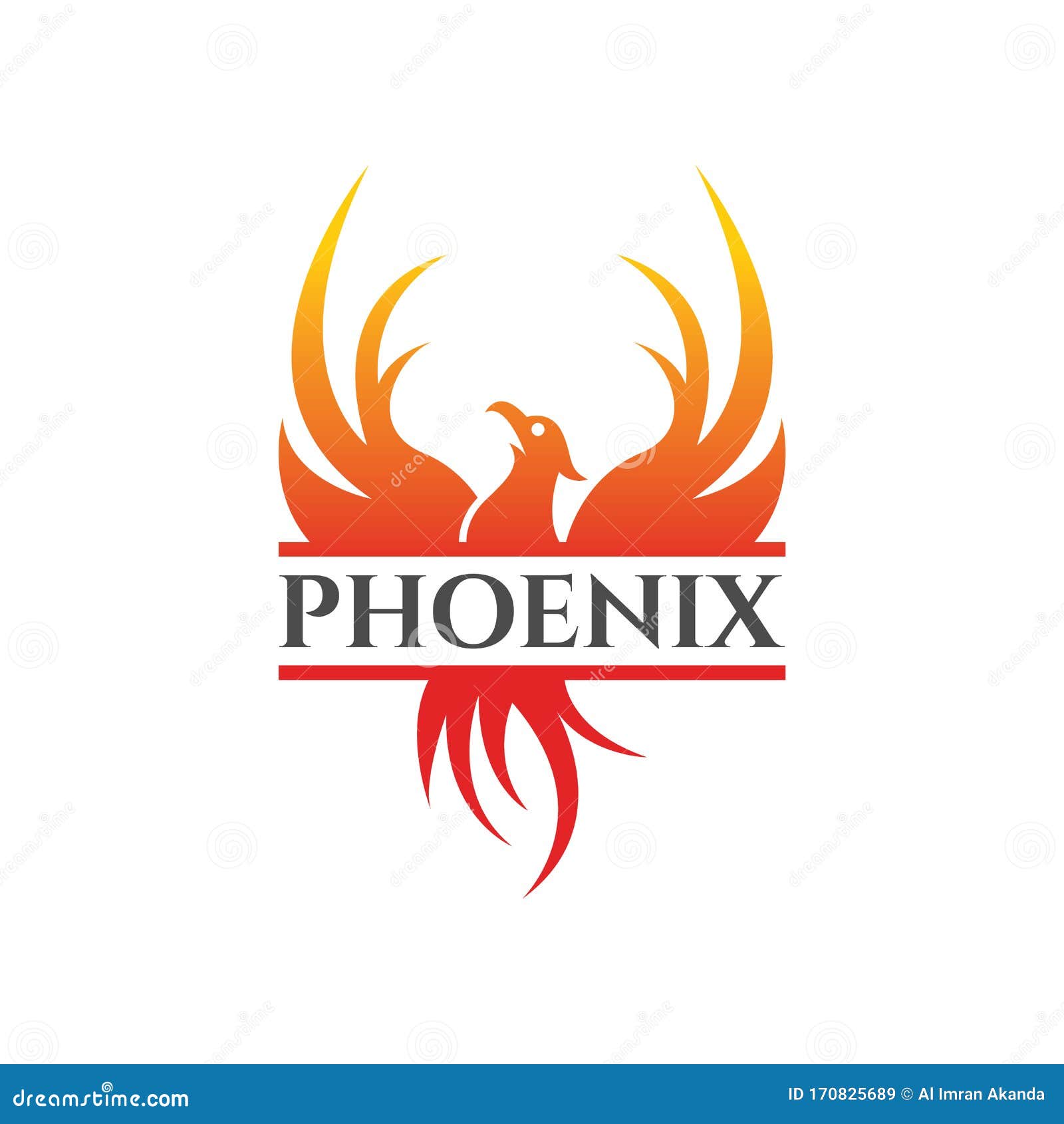 Flying Phoenix Bird As Symbol Of Rebirth And New Beginning And Ancient ...