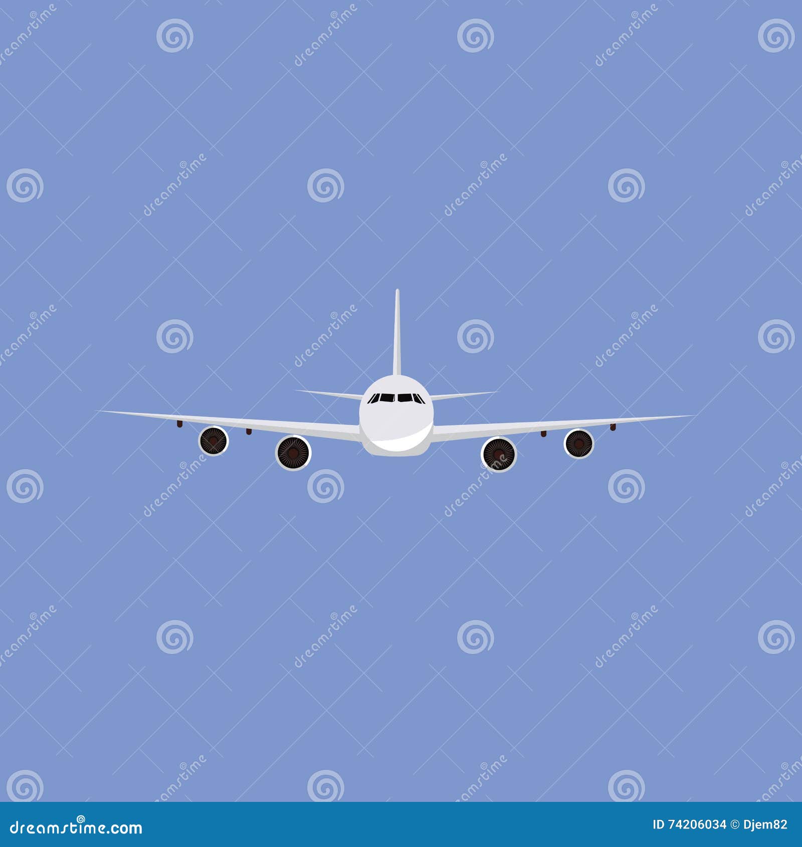 Flying plane icon stock vector. Illustration of engine - 74206034