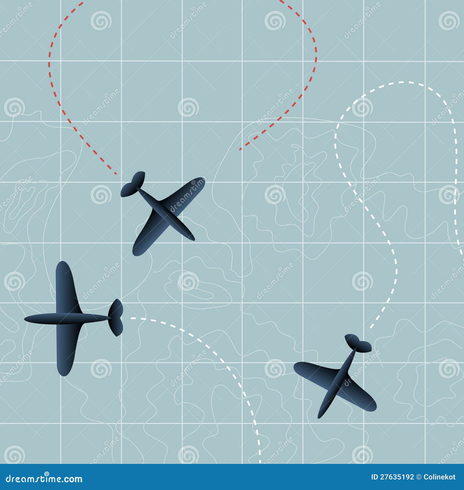 Flying planes stock vector. Illustration of speed, plane - 27635192