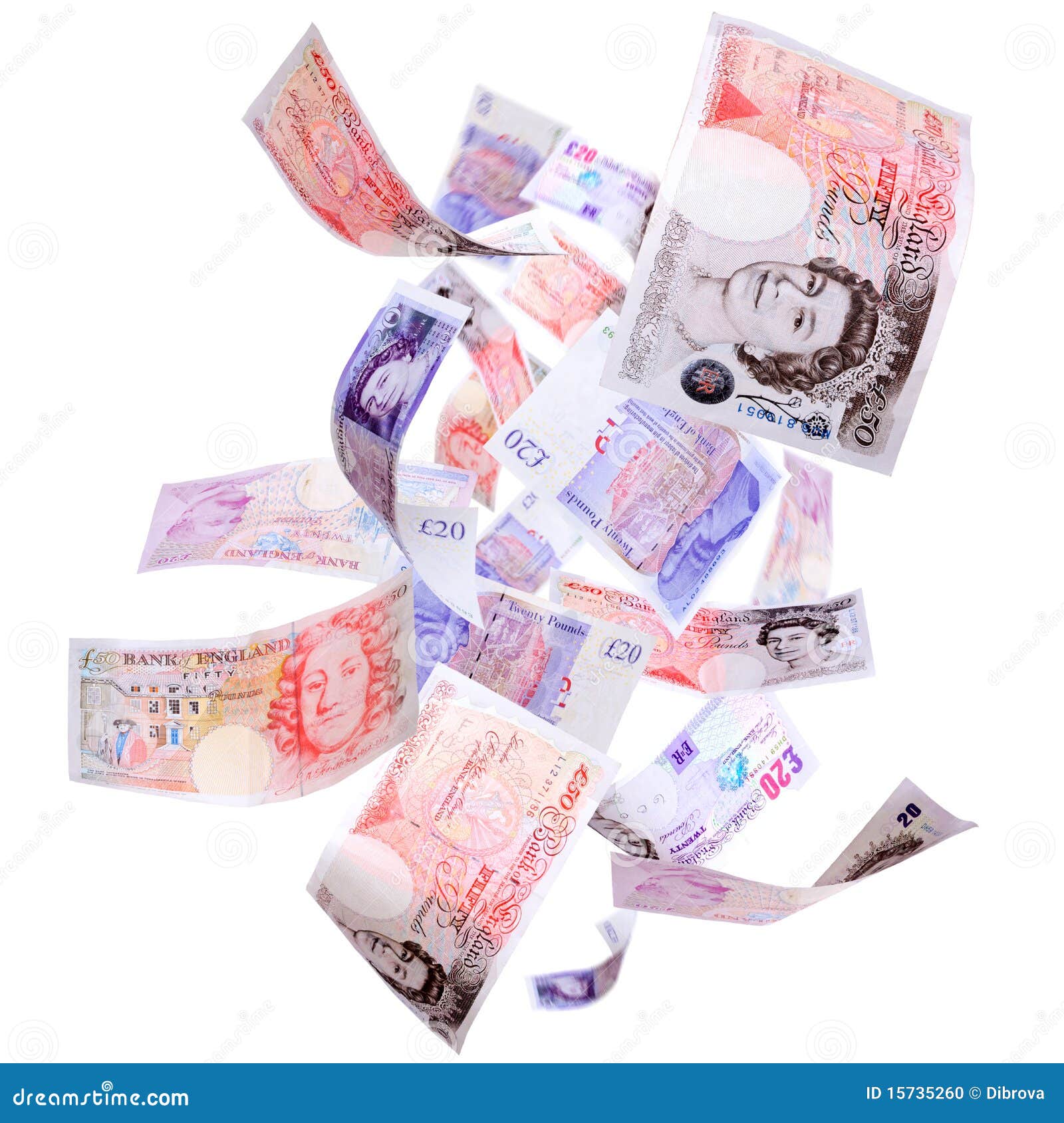 Flying Pounds editorial image. Image of lucky, banknote - 15735260