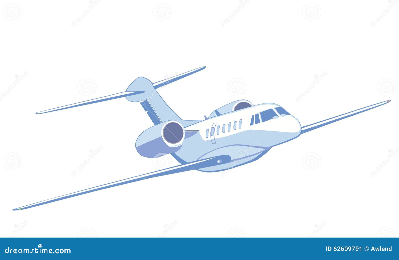 Flying Private Jet Symbol Silhouette Cartoon Vector | CartoonDealer.com ...