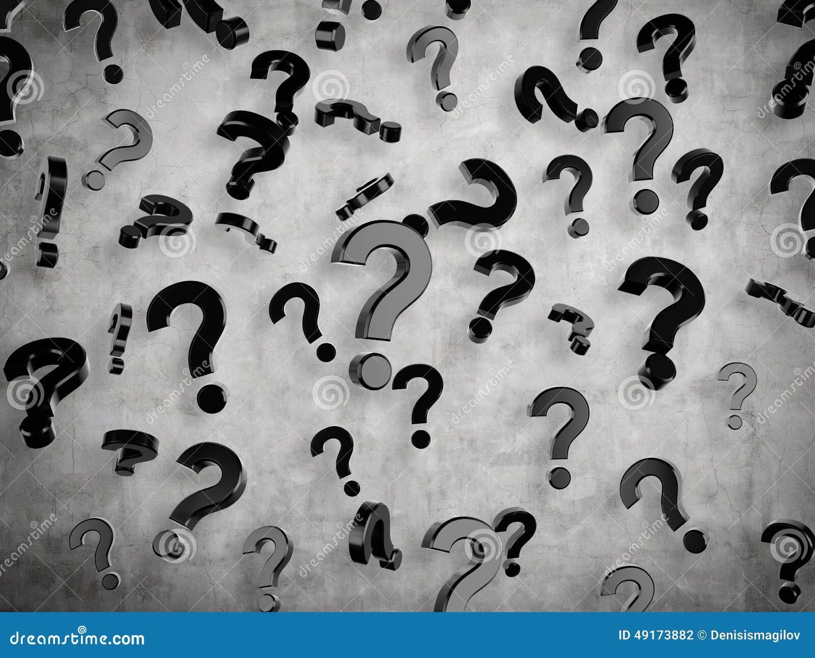 Flying question marks stock illustration. Illustration of idea - 49173882