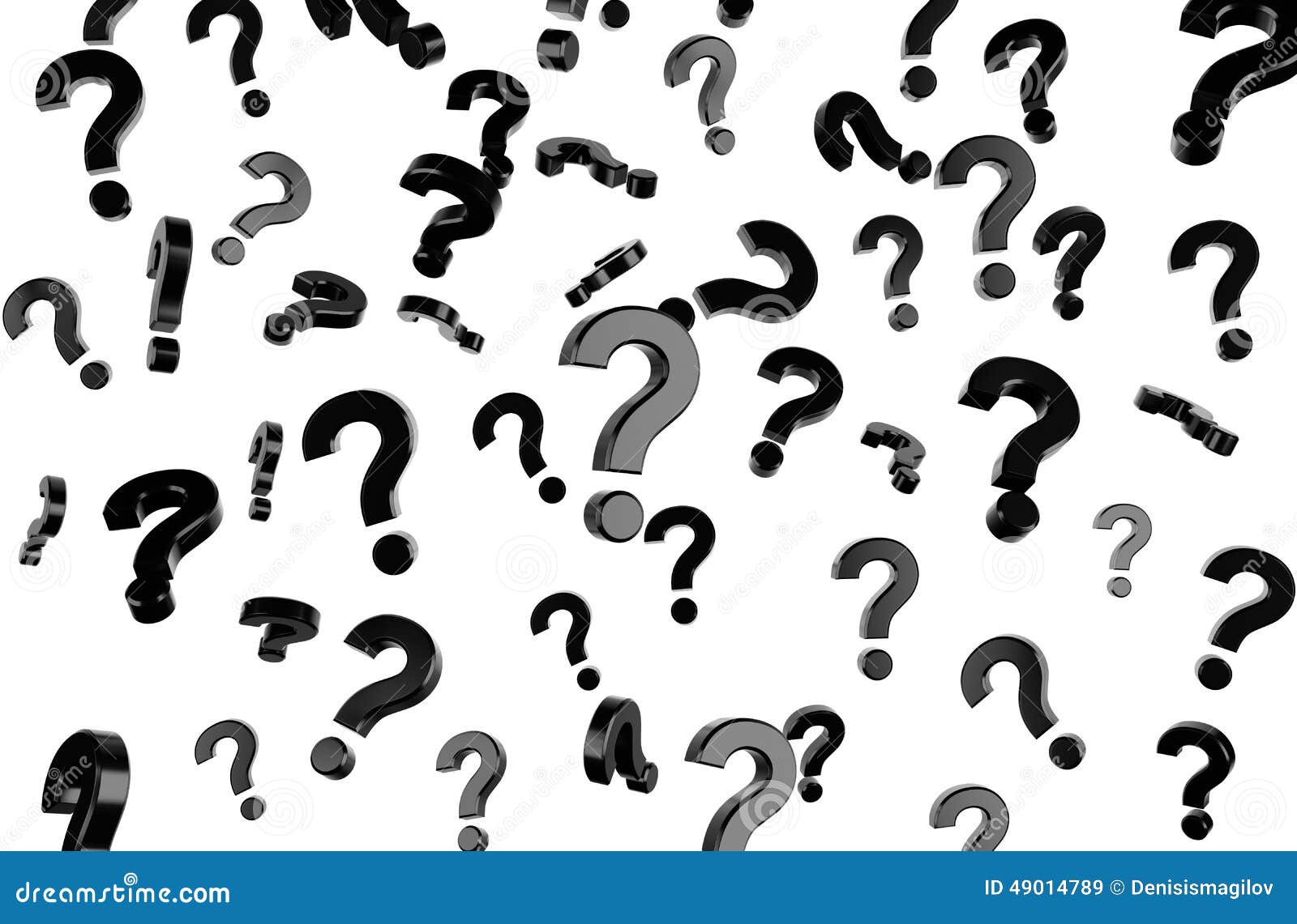 Flying question marks stock illustration. Illustration of communication ...