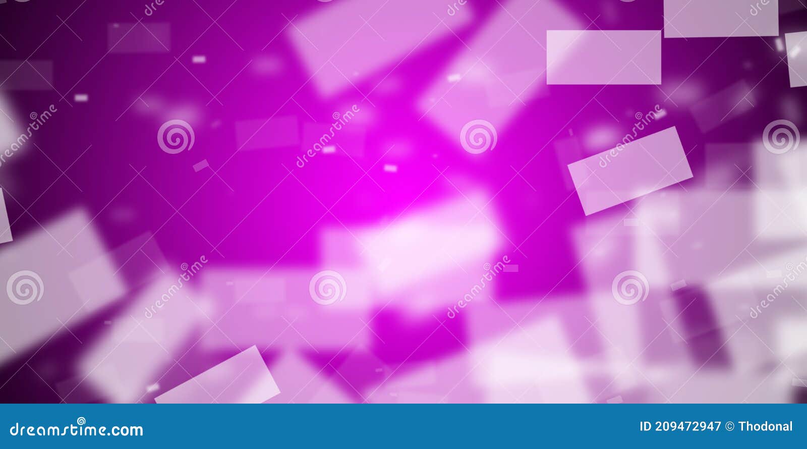 Abstract Magenta Background with Flying Rectangular Shapes Stock Image ...