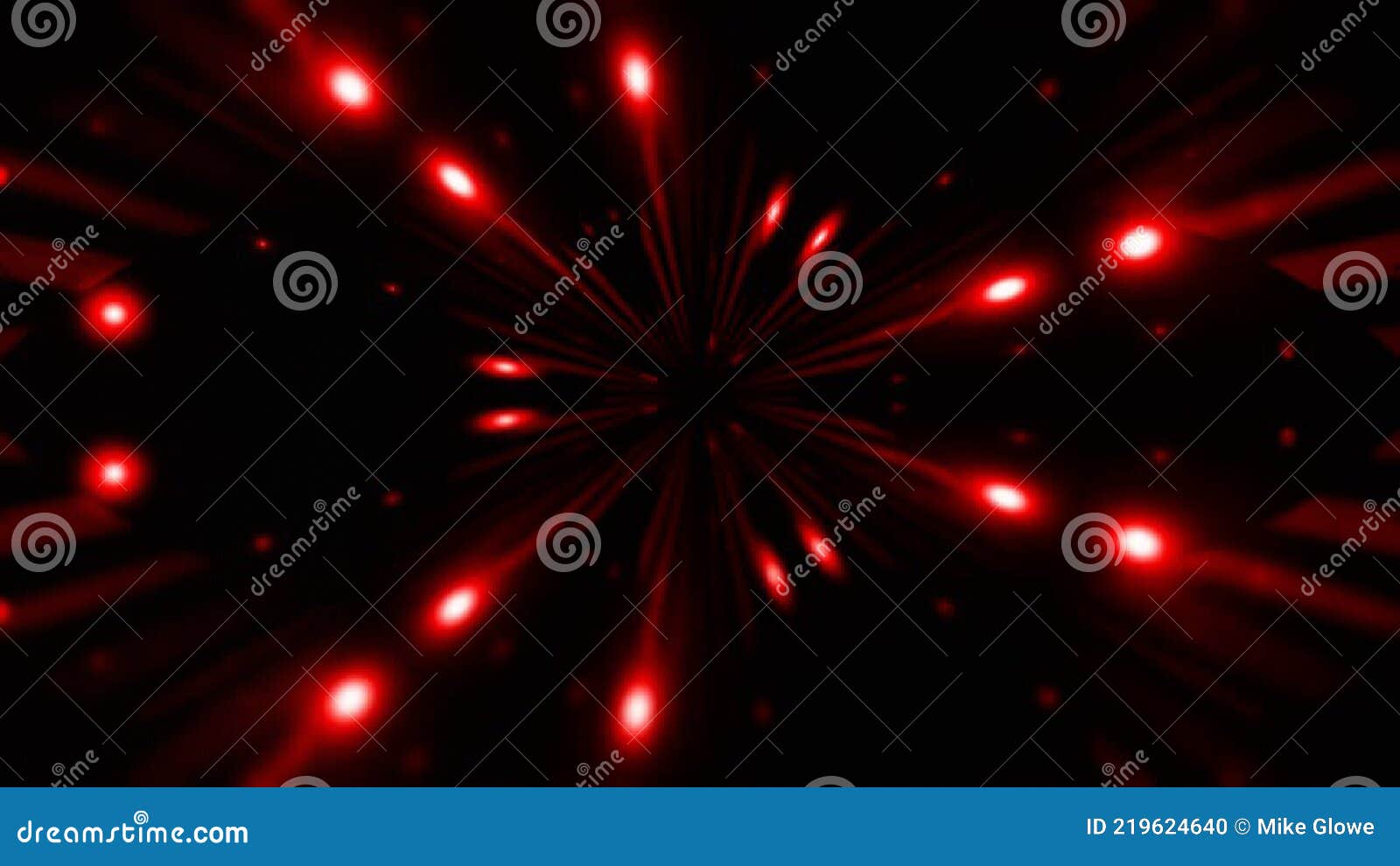 Flying Red Lights on a Black Background in the Style of Acceleration ...