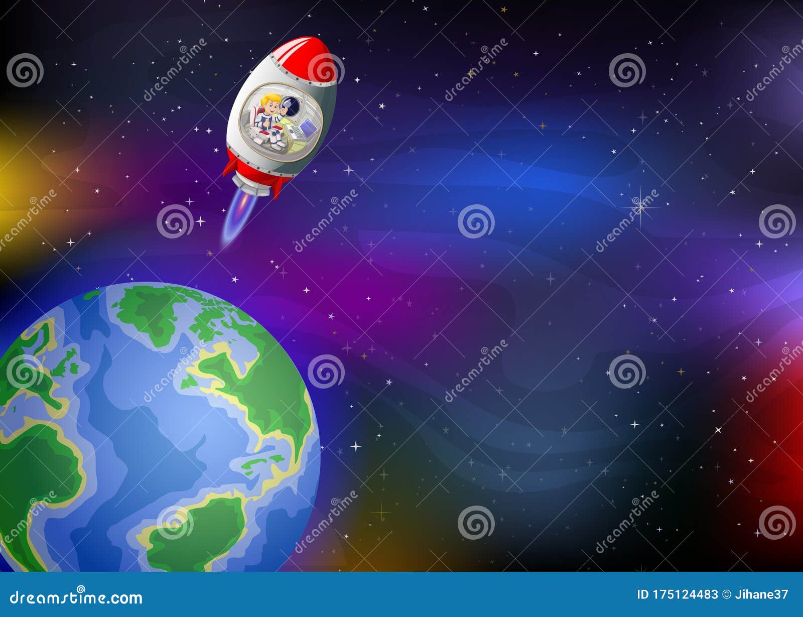Planet Earth Space Comic Stock Illustrations – 2,026 Planet Earth Space ...