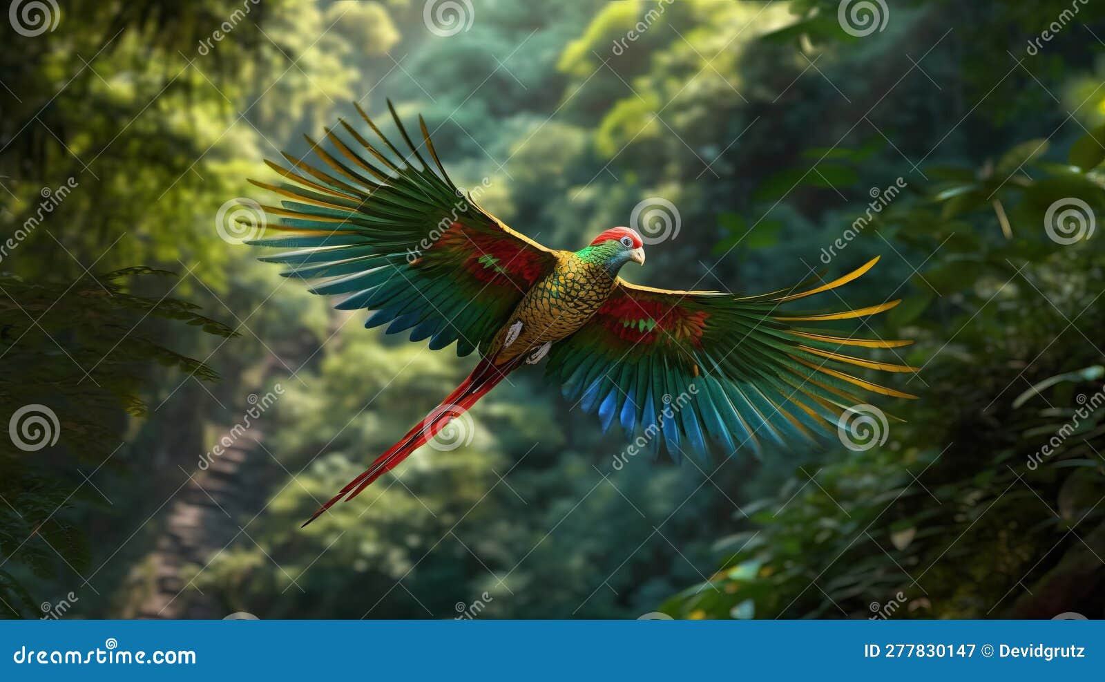 Quetzal Open Wings Resplendent Quetzal – Costa Rica Living And